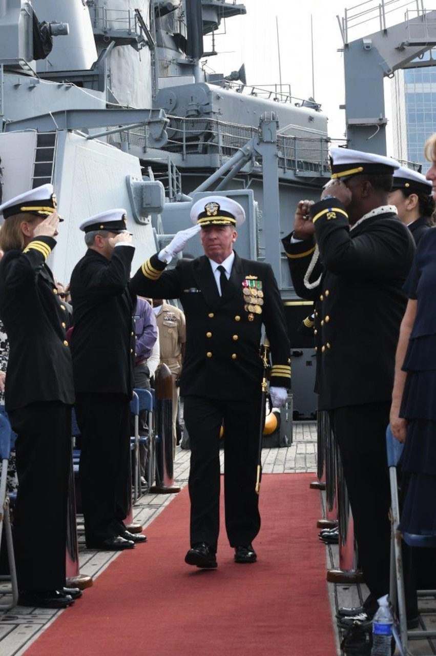 Surface warfare officer Adams retires after 40 years in uniform > Navy ...