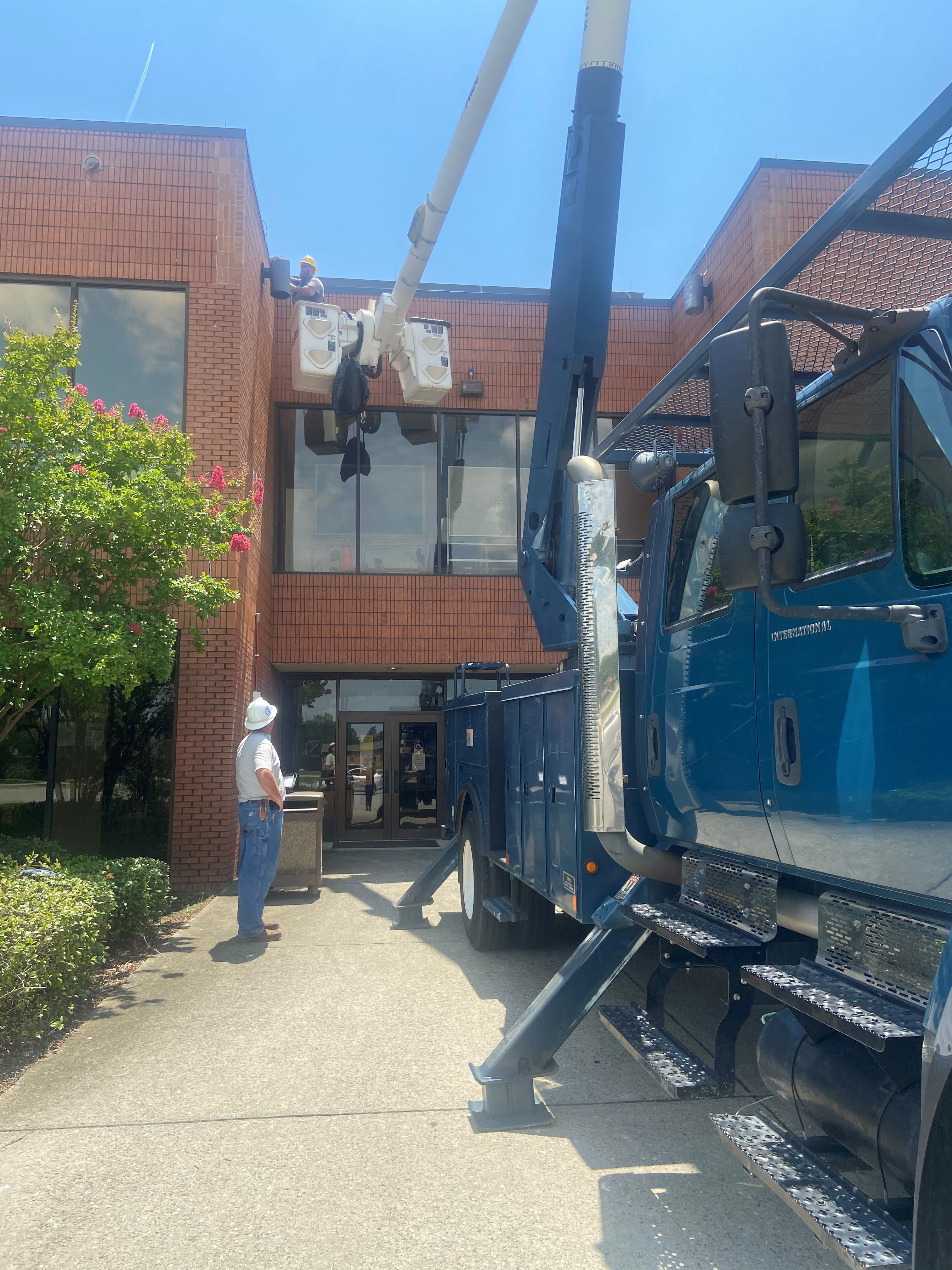 78th Civil Engineers replace old lights with energy efficient LED’s ...