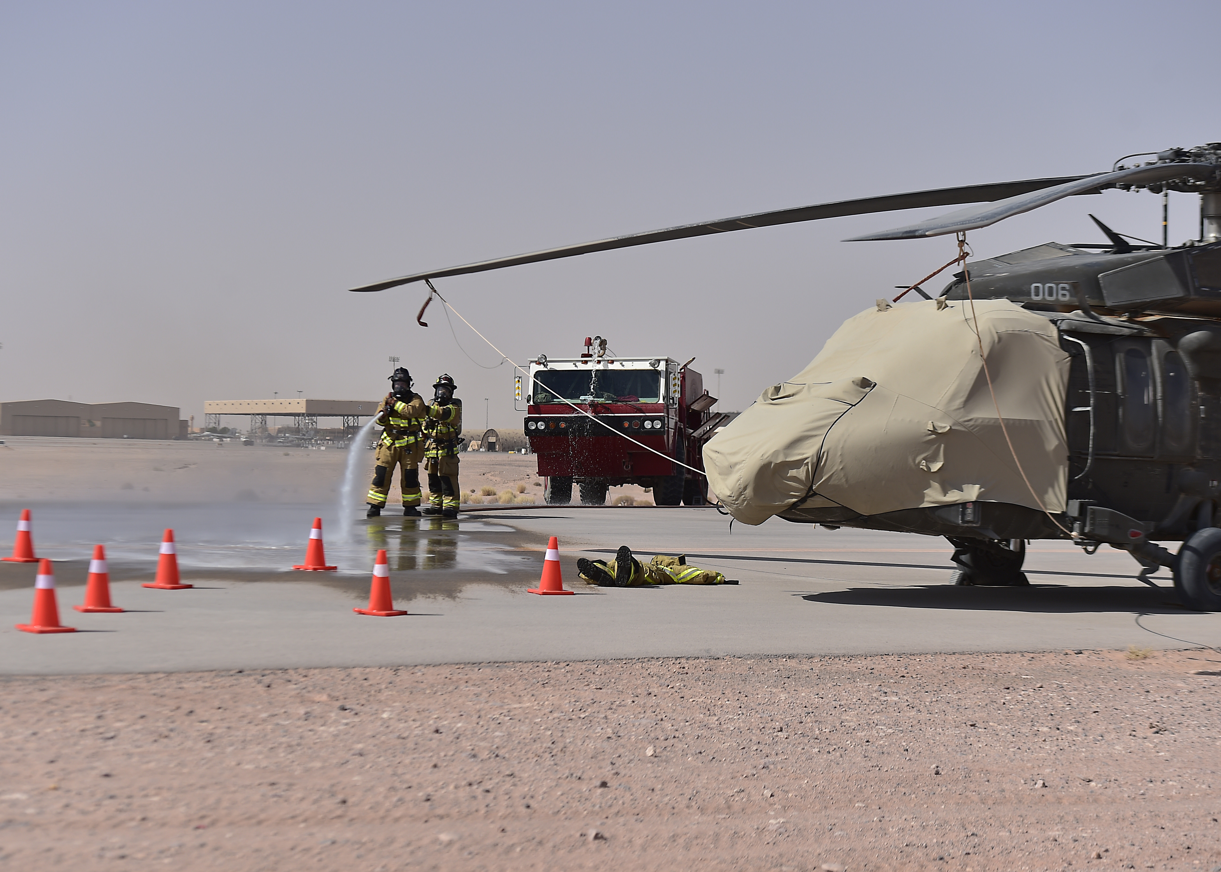 378 ECES fire department improves skills through training > U.S. Air ...