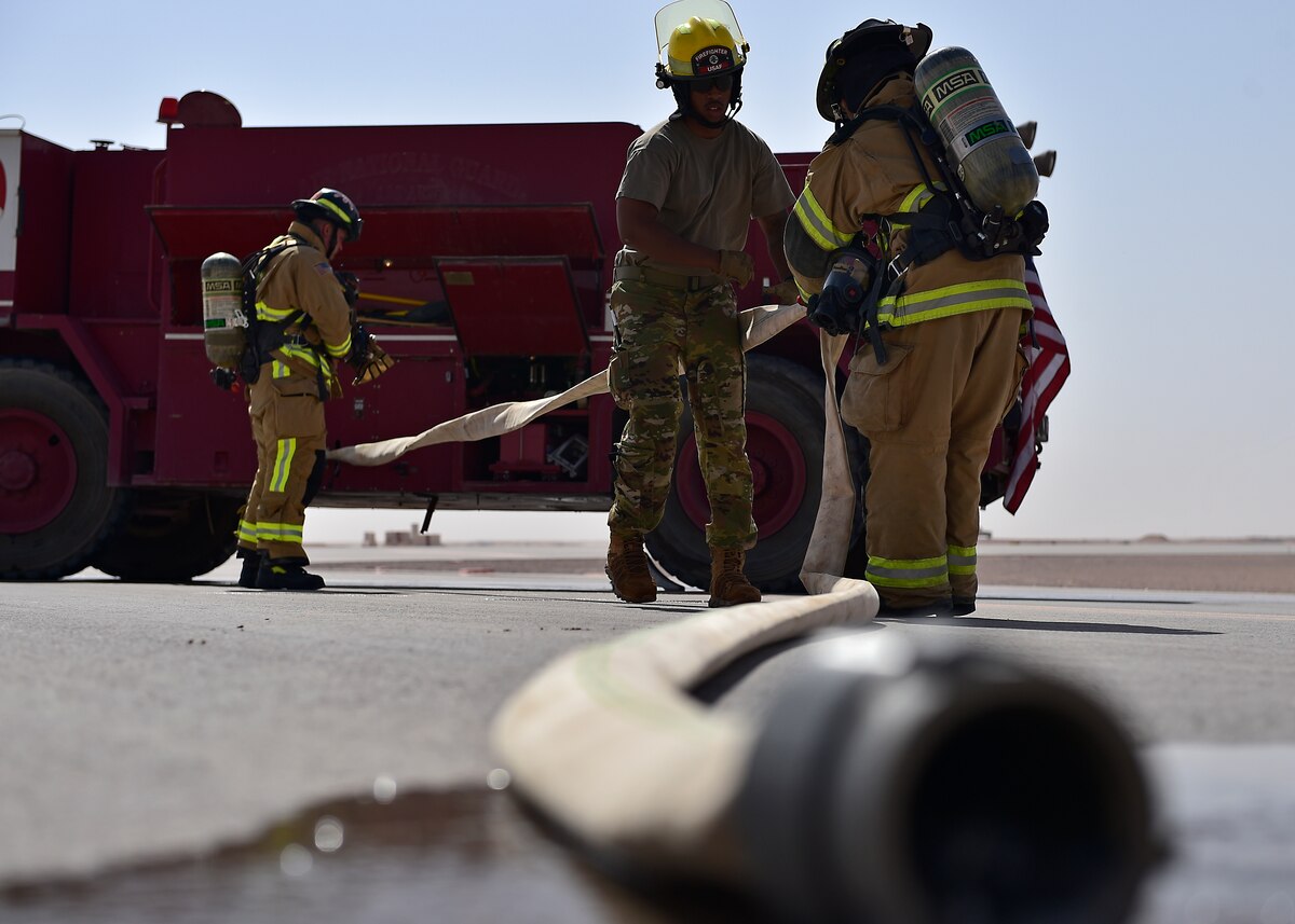 378 ECES fire department improves skills through training > U.S. Air ...