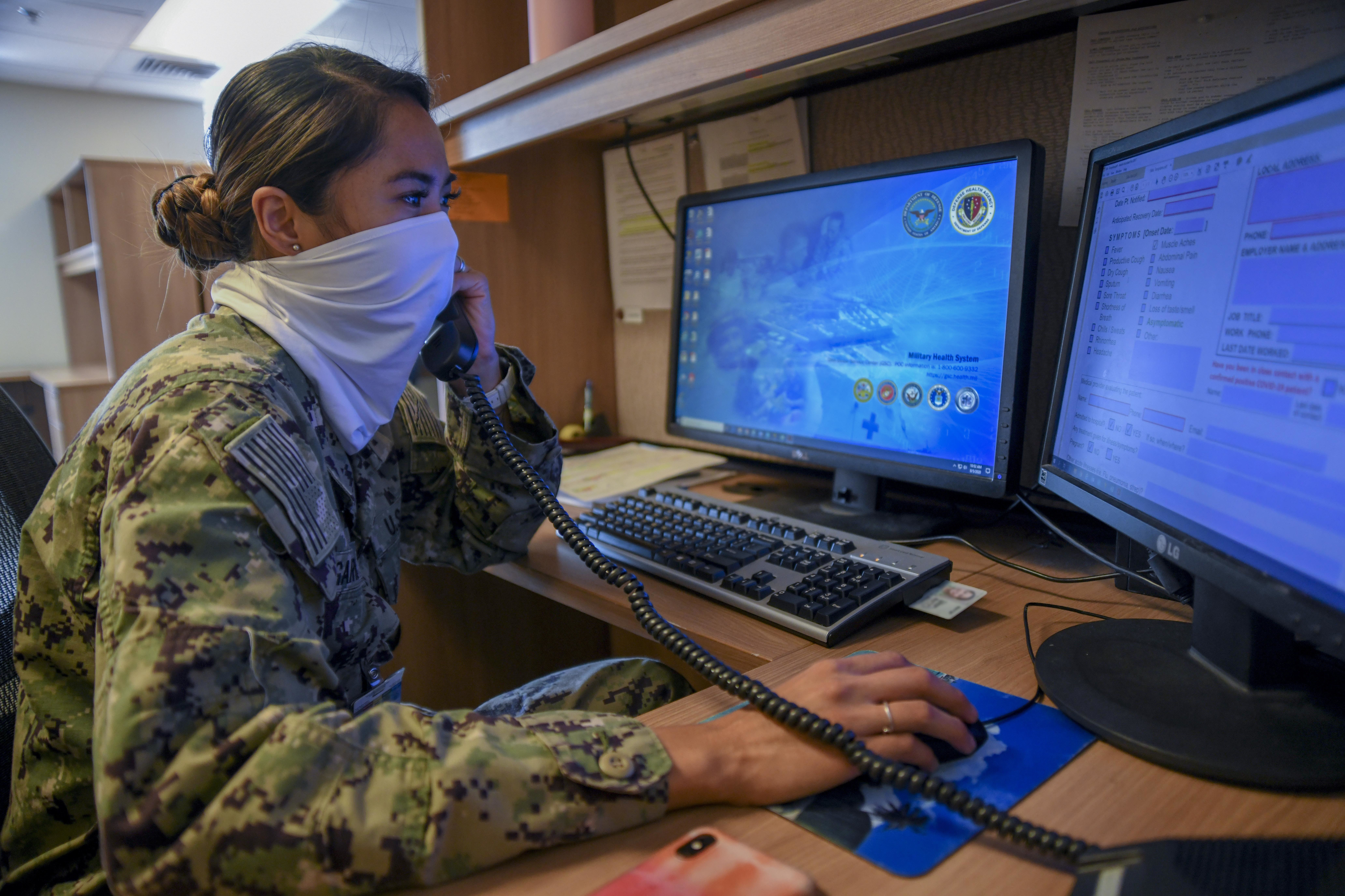 Close Contact Tracing Team Fights on Front Lines of COVID-19 Care > U.S ...