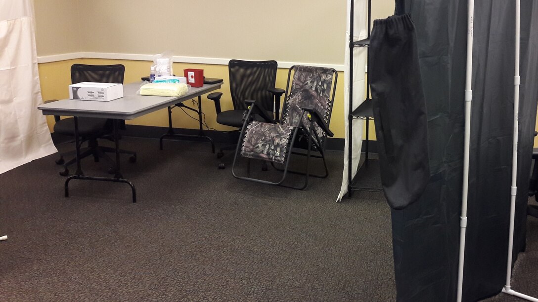 Depiction of the exam room prepared to meet and exceed COVID-19 ...