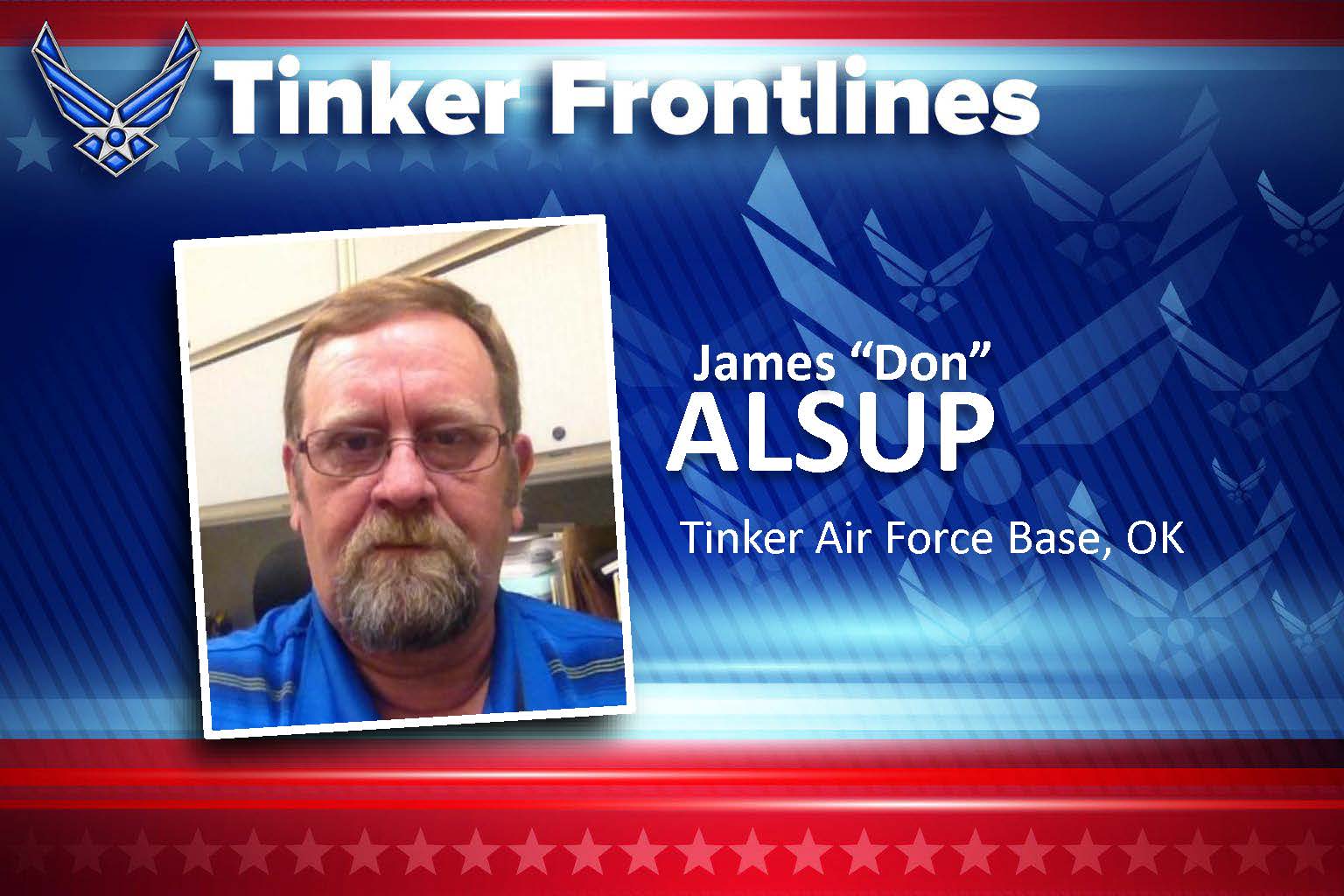 Tinker Frontlines: Meet James “Don” Alsup > Tinker Air Force Base ...