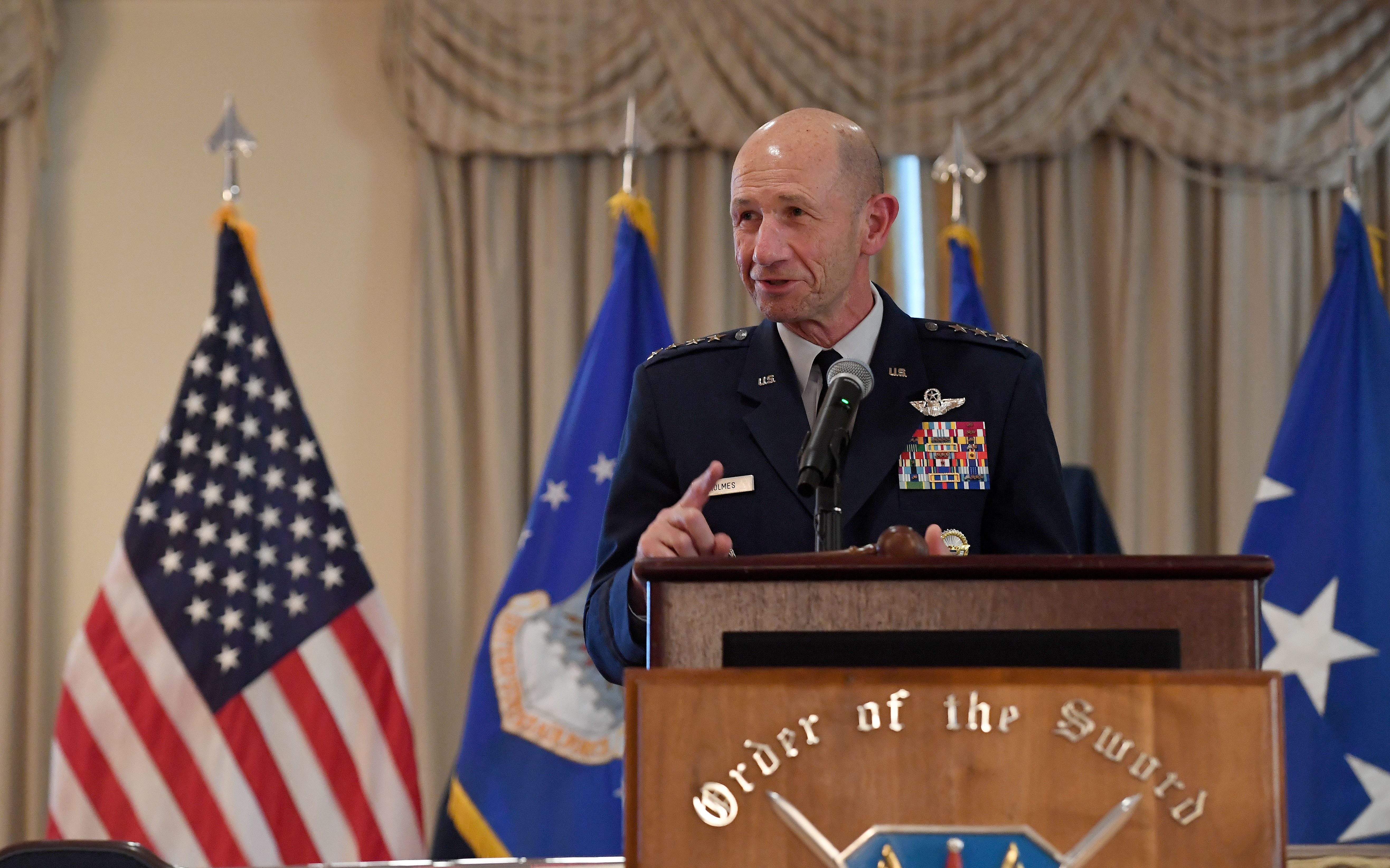 ACC enlisted induct Gen. Holmes into Order of the Sword > Air Combat ...