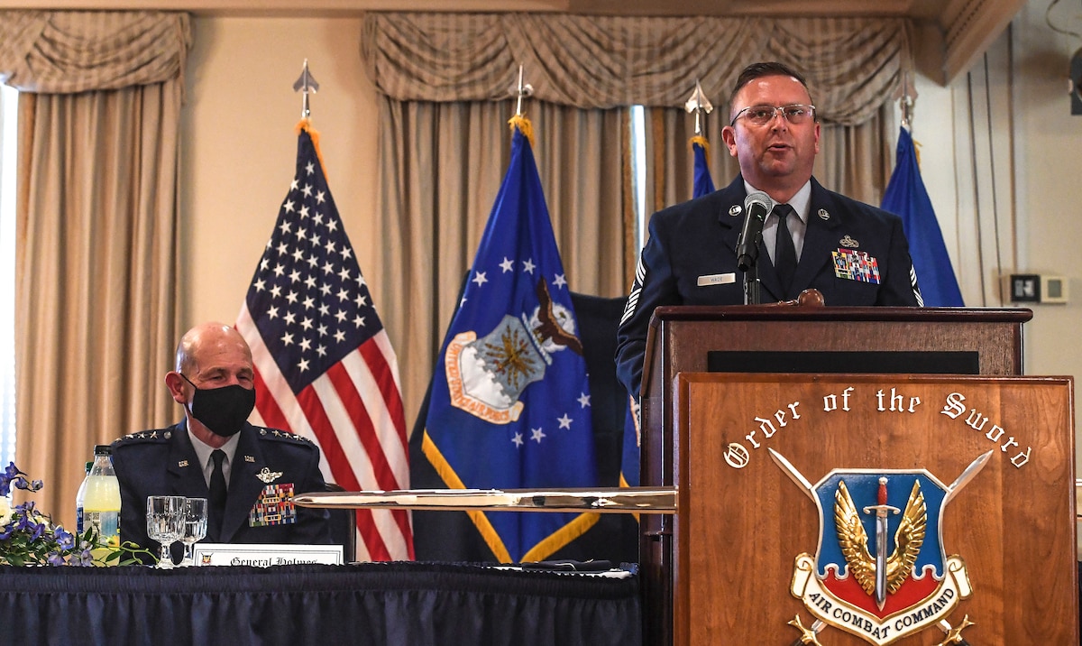 ACC enlisted induct Gen. Holmes into Order of the Sword > Air Combat ...