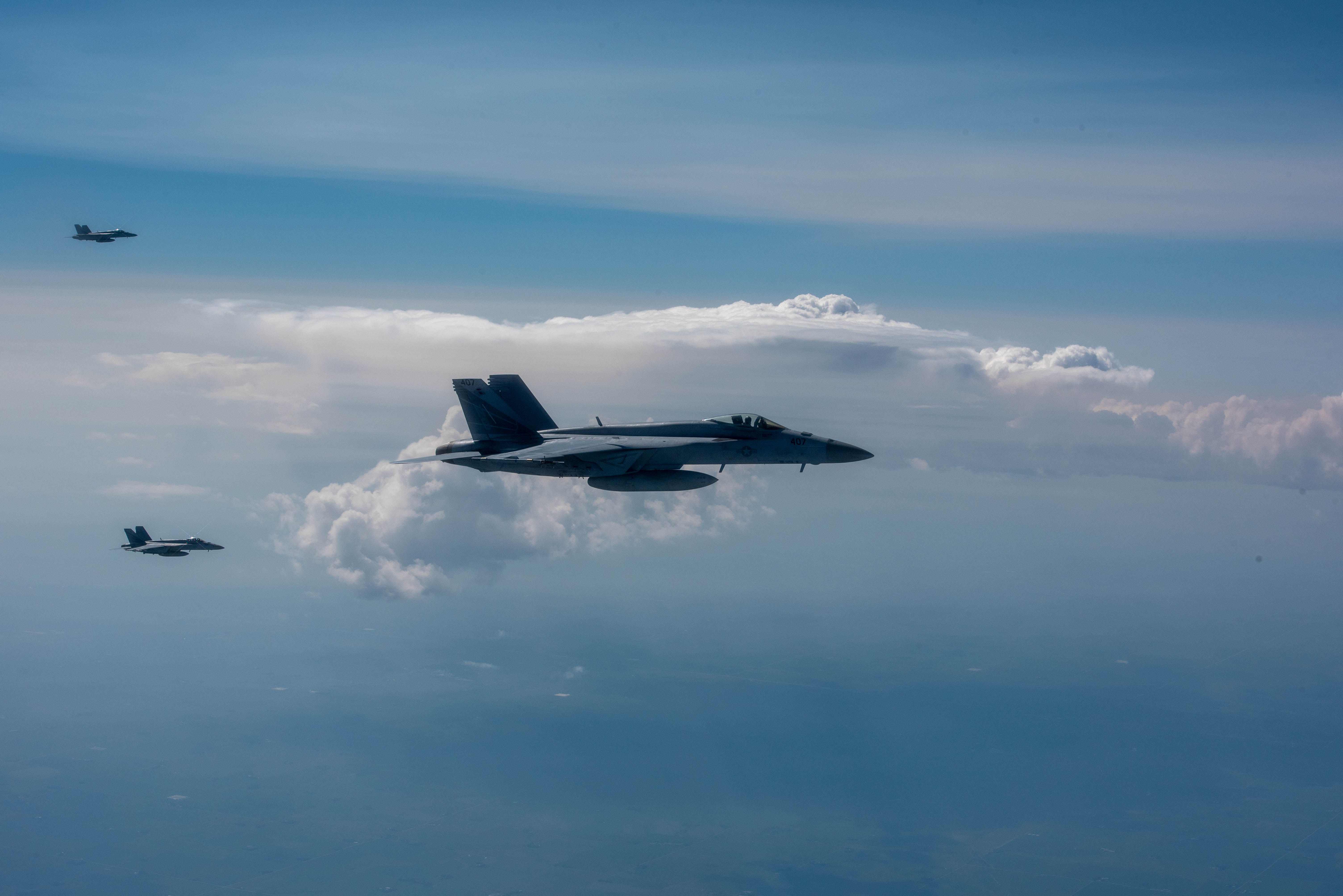 KC-46 refuels Navy aircraft during ‘Coronet’ missions > Air Mobility ...
