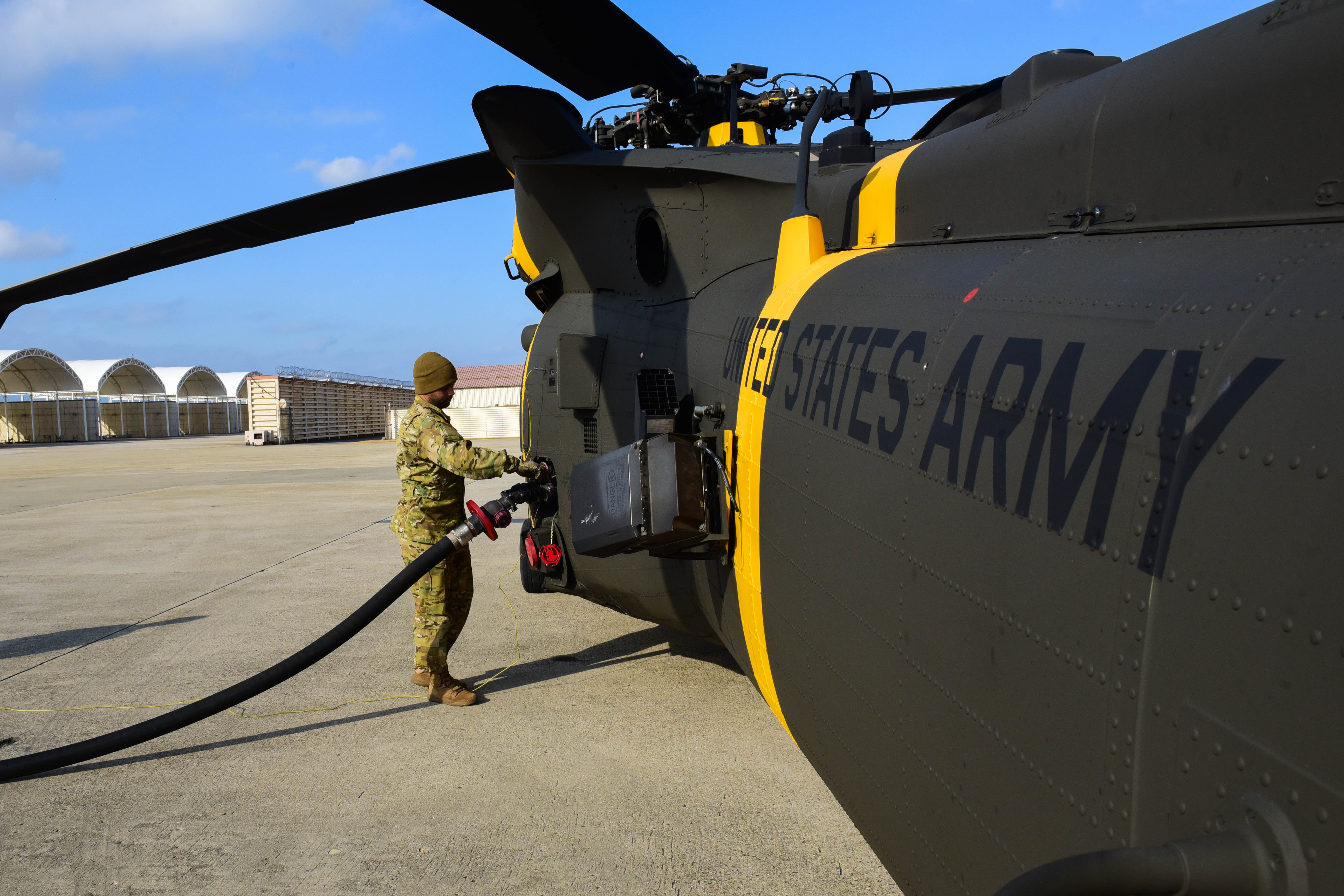 Air Force medics conduct MEDEVAC training with Army aviation battalion ...