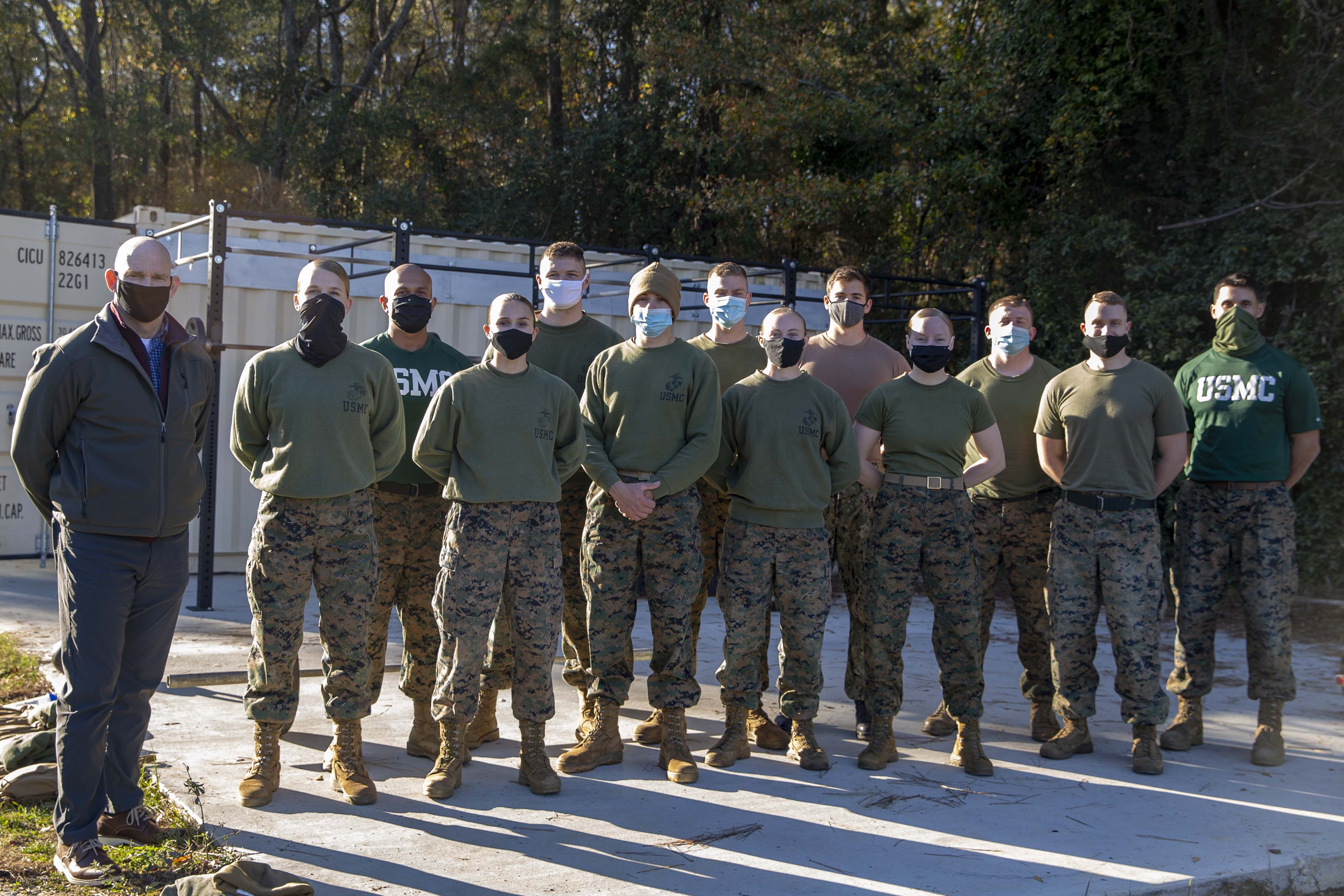 SMMC visits Marine Corp ROTC