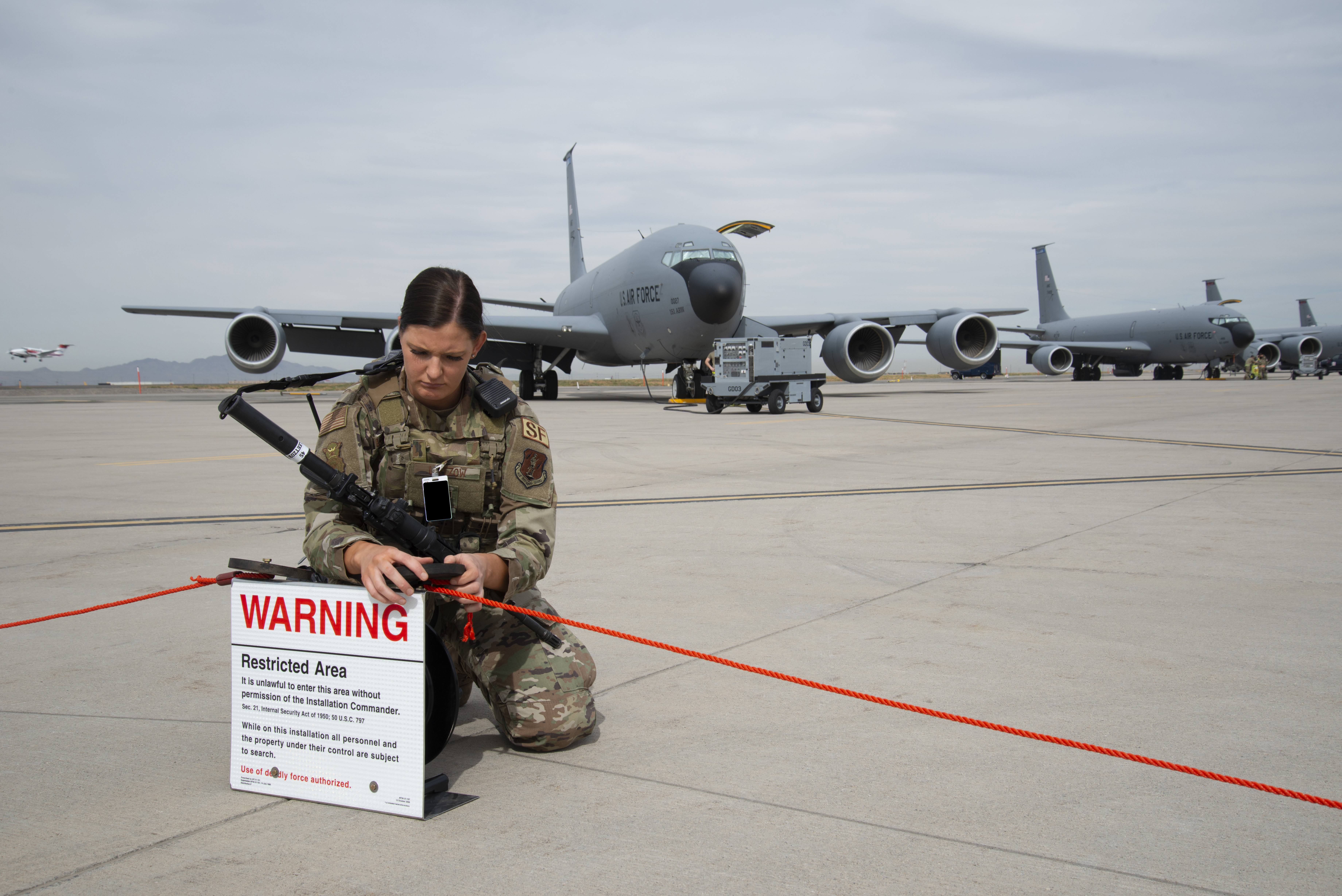 151st SFS creates new portable cordon system with Squadron Innovation ...