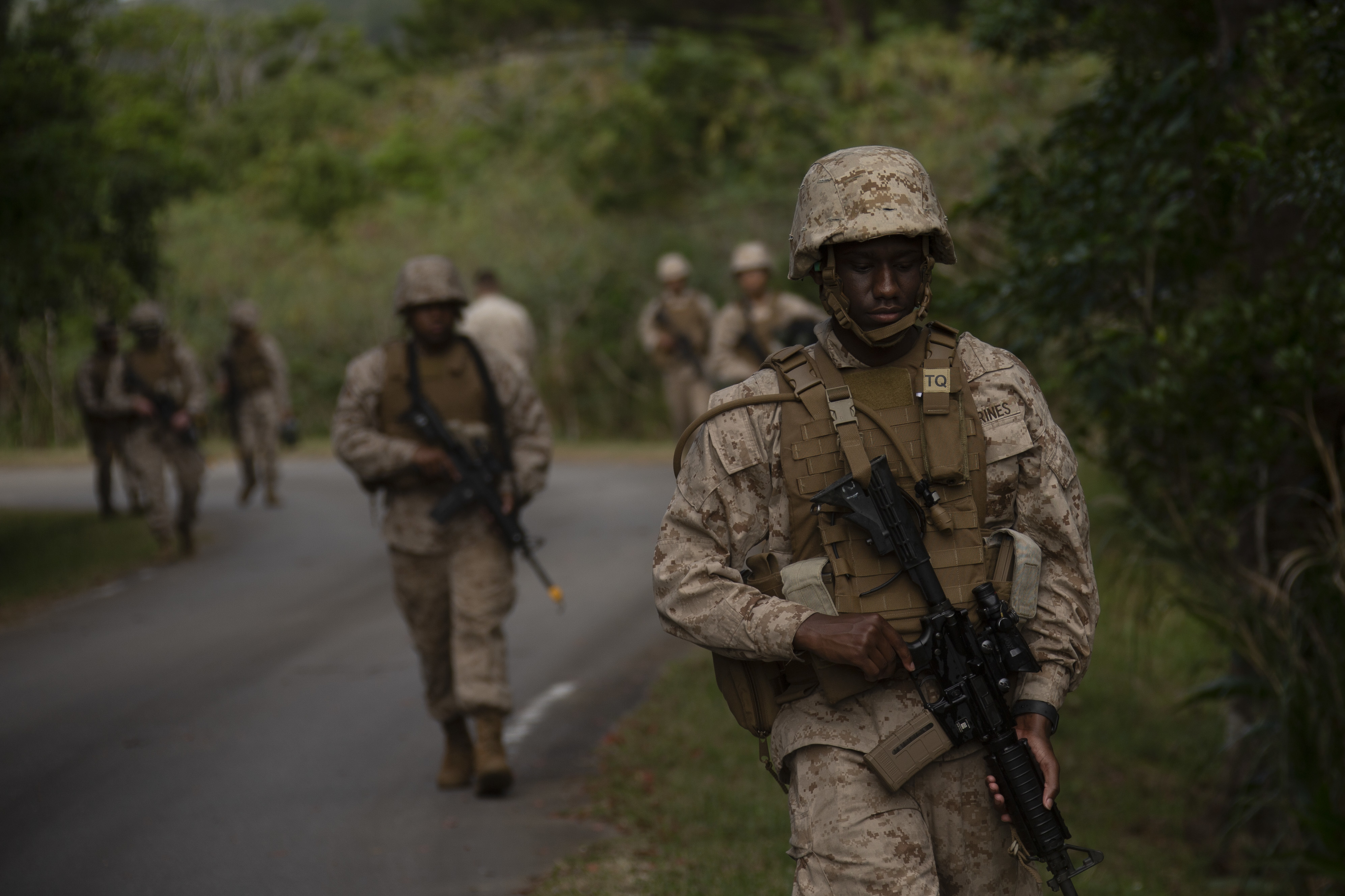 U.S. Marines with Marine Corps Installations Pacific conduct an ...