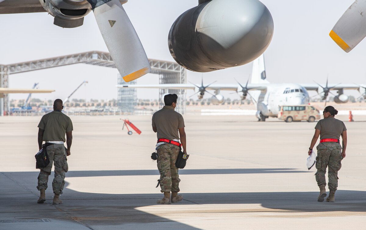 Airmen protect USAF, RSAF assets through FOD walk > Nellis Air Force ...