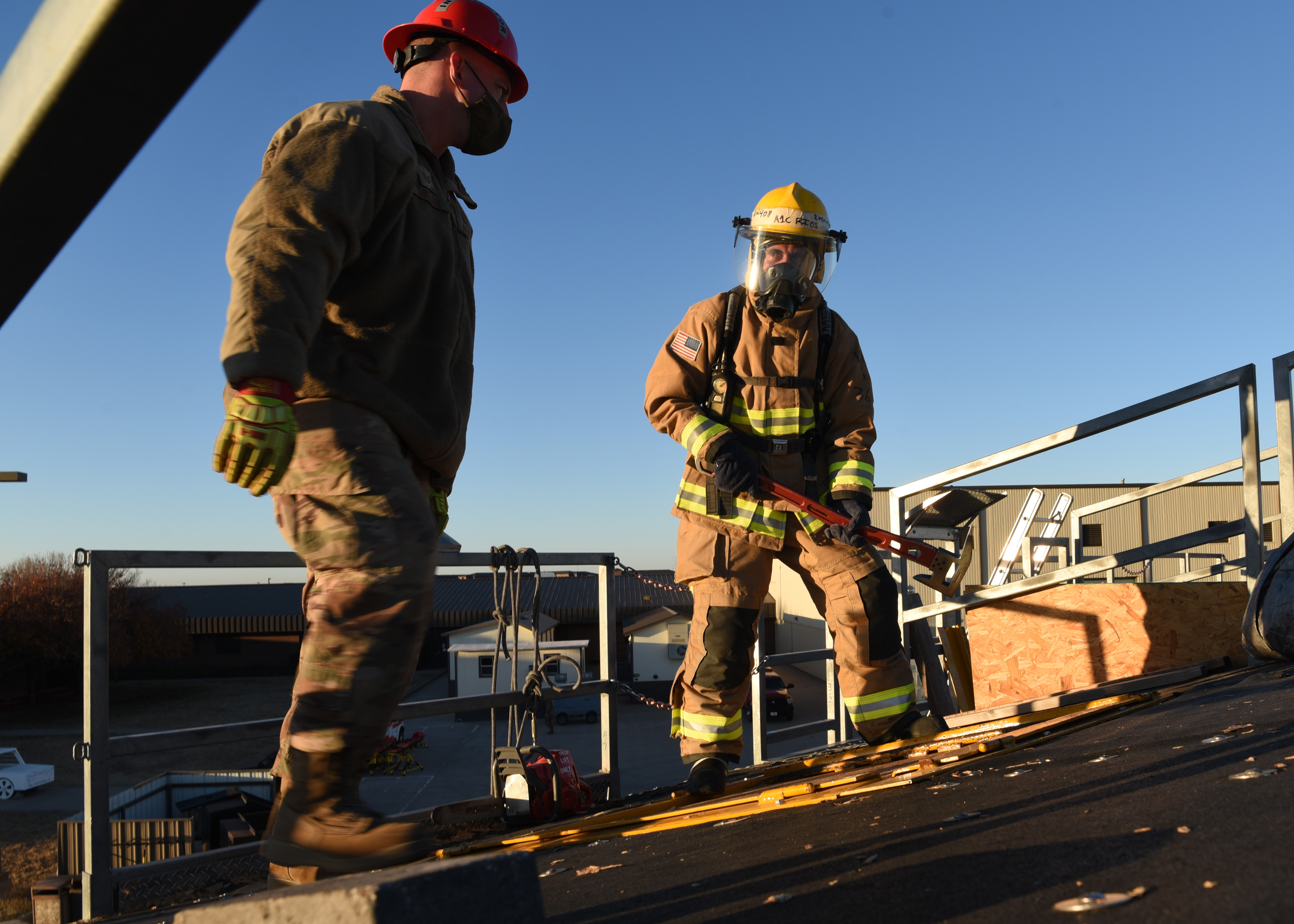 DOD fire academy trains vertical ventilation > Air Education and ...