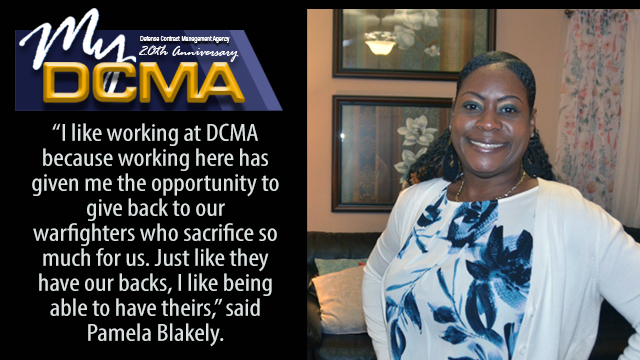 My DCMA: Pamela Blakely, management analyst