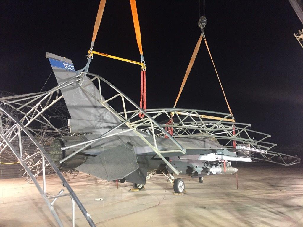 Final Battle Damaged F-16 Returns to 148th Fighter Wing > Wright ...
