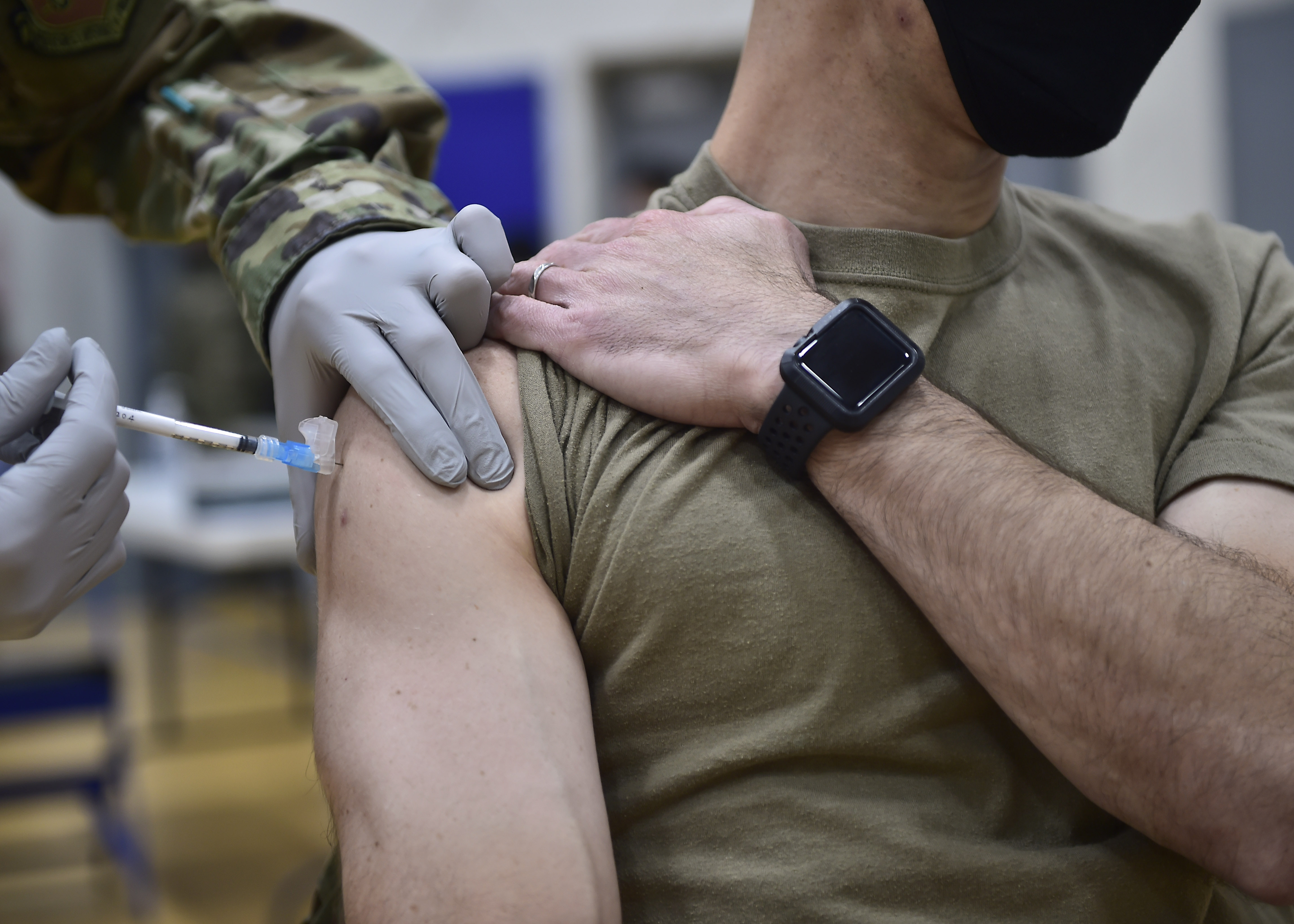 JBA first responders are base’s first recipients of historic COVID-19 ...