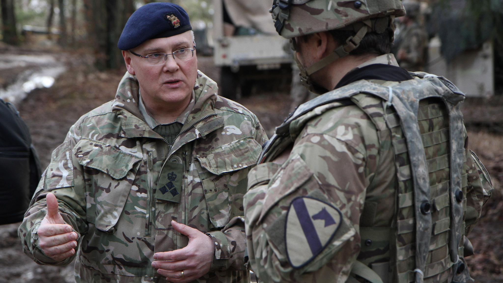 British Brigadier visits Joint Multinational Readiness Center during ...