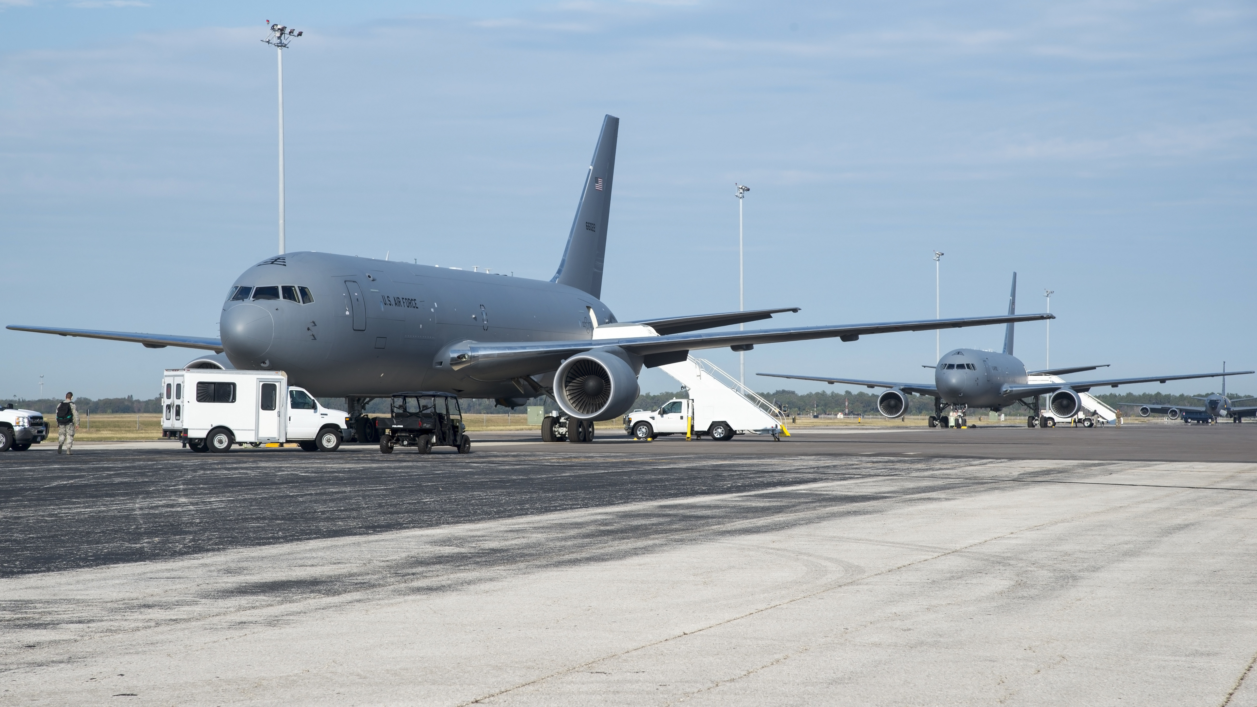Team MacDill tours KC-46 static