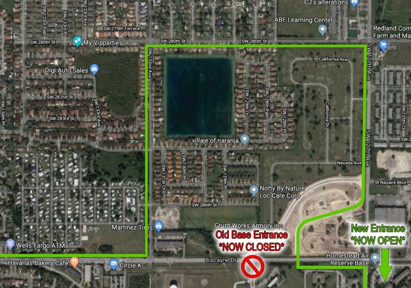Base traffic to be redirected Feb. 10th > Homestead Air Reserve Base ...