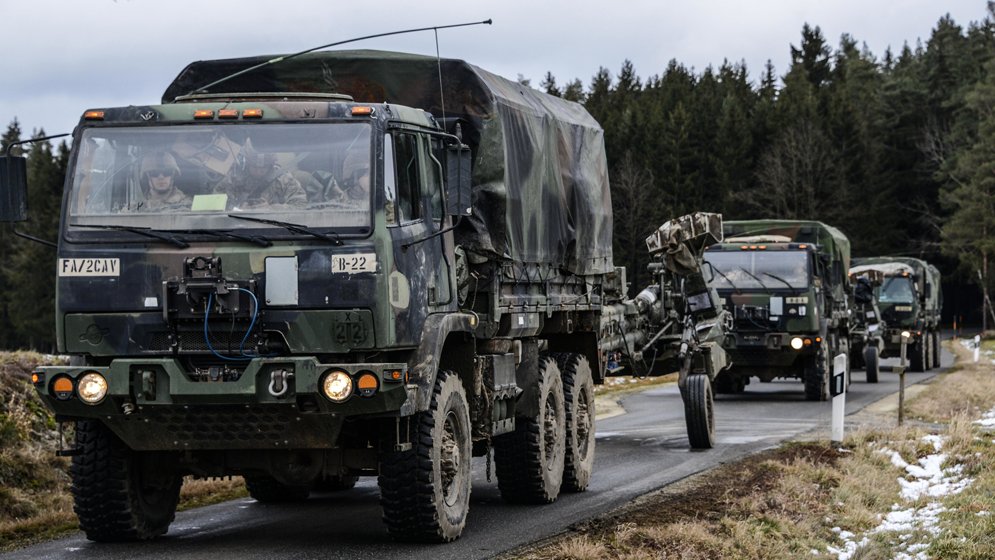 M777 Howitzer training with the 2nd Cavalry Regiment