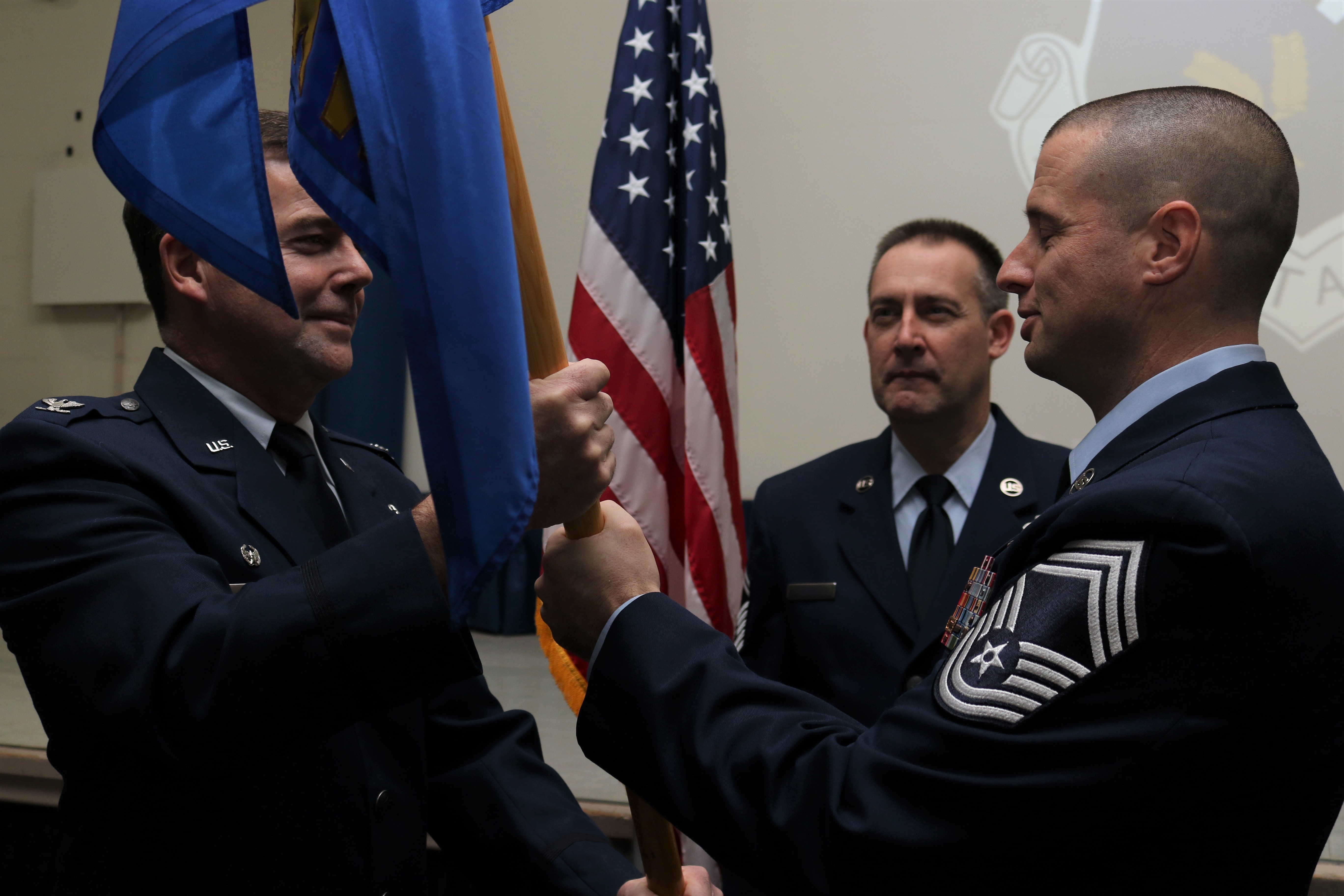 111th ATKW highest-enlisted leader passes baton during Feb. drill ...