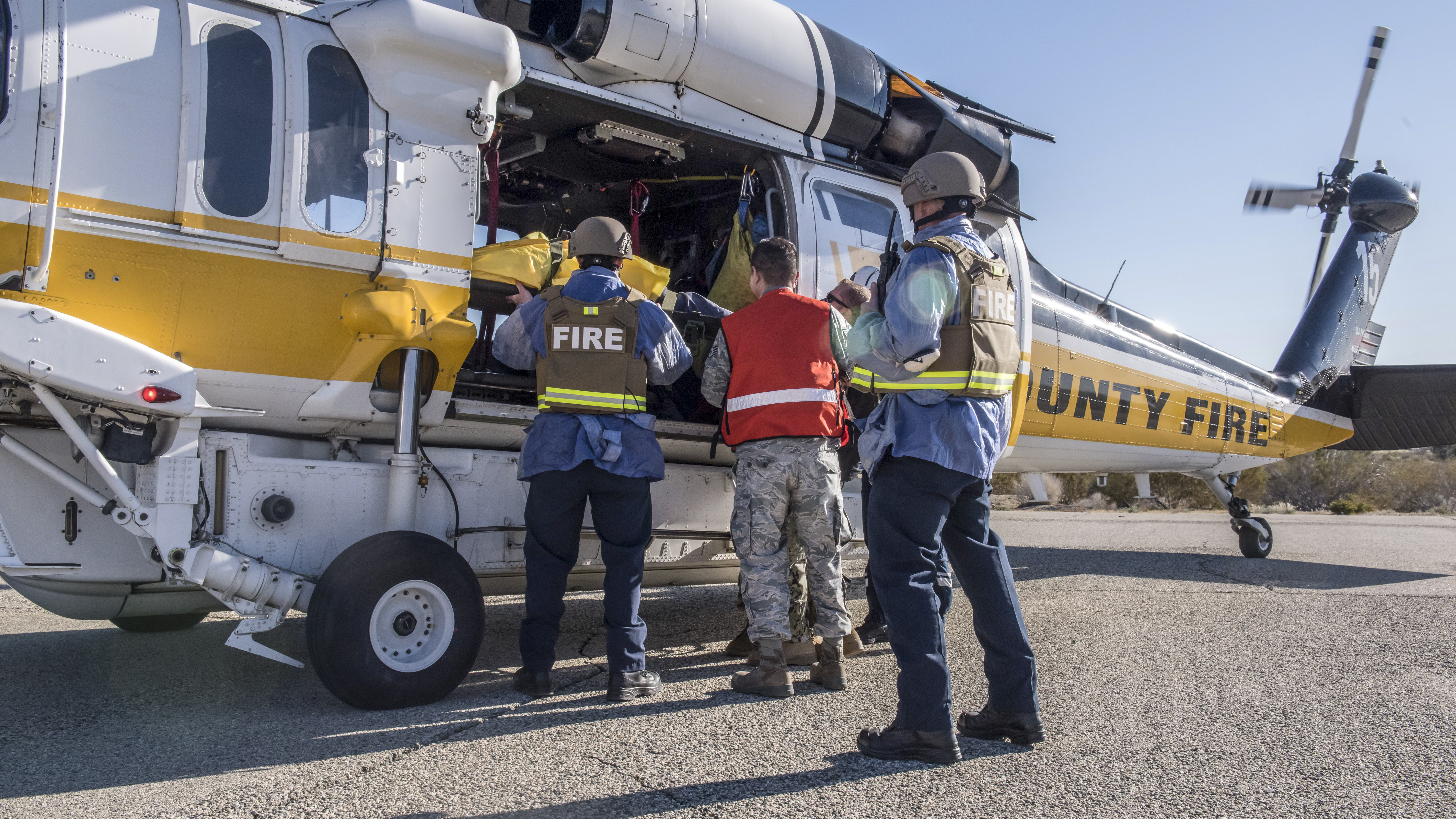 Edwards AFB teams with community partners for active shooter exercise ...
