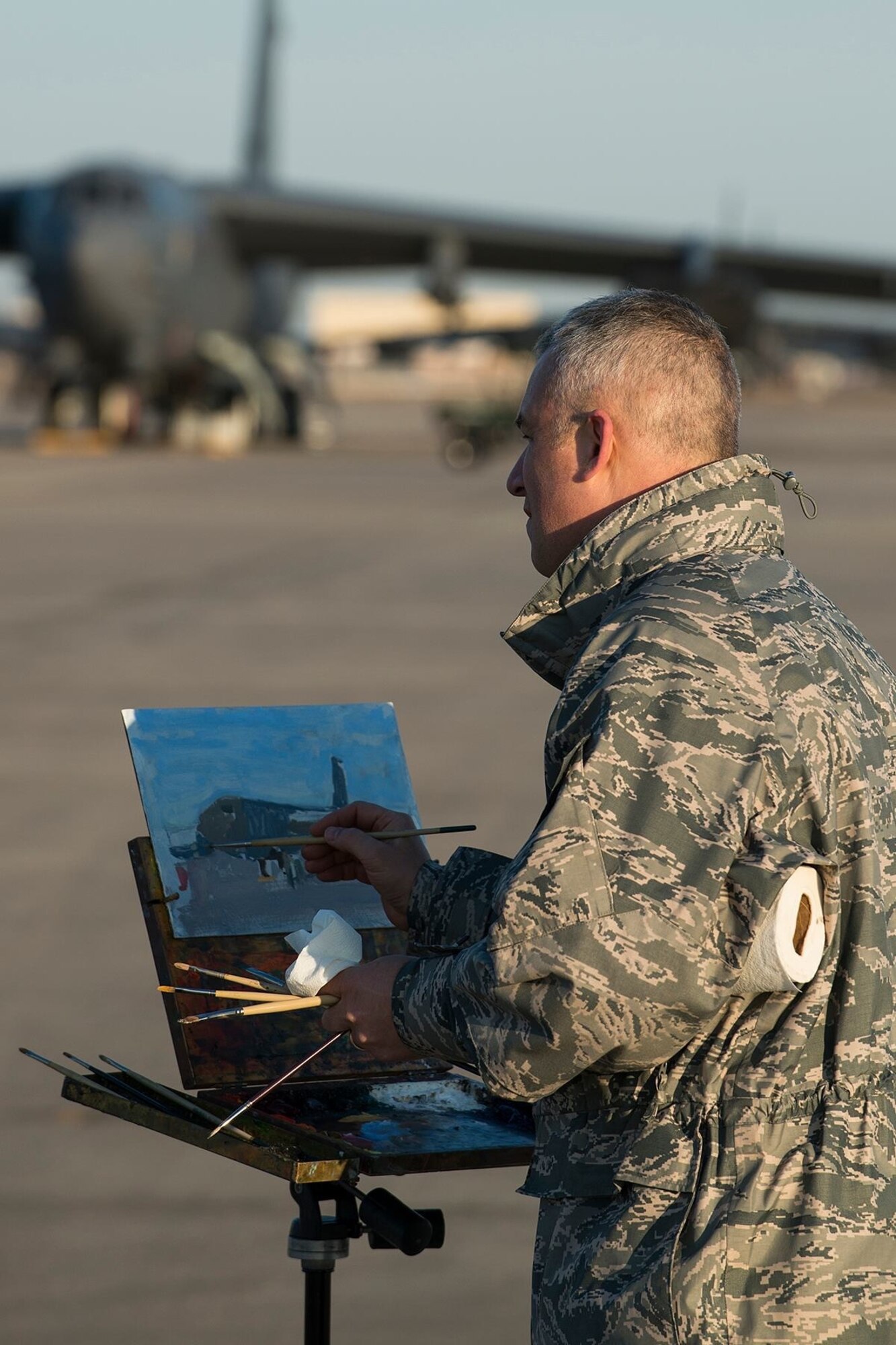 Lt. Col. Warren Neary > Air Force Reserve Command > Combat Art Article ...