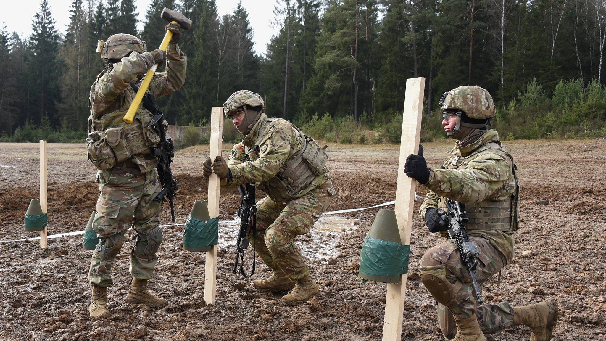 2nd Cavalry Regiment: Engineer qualification range