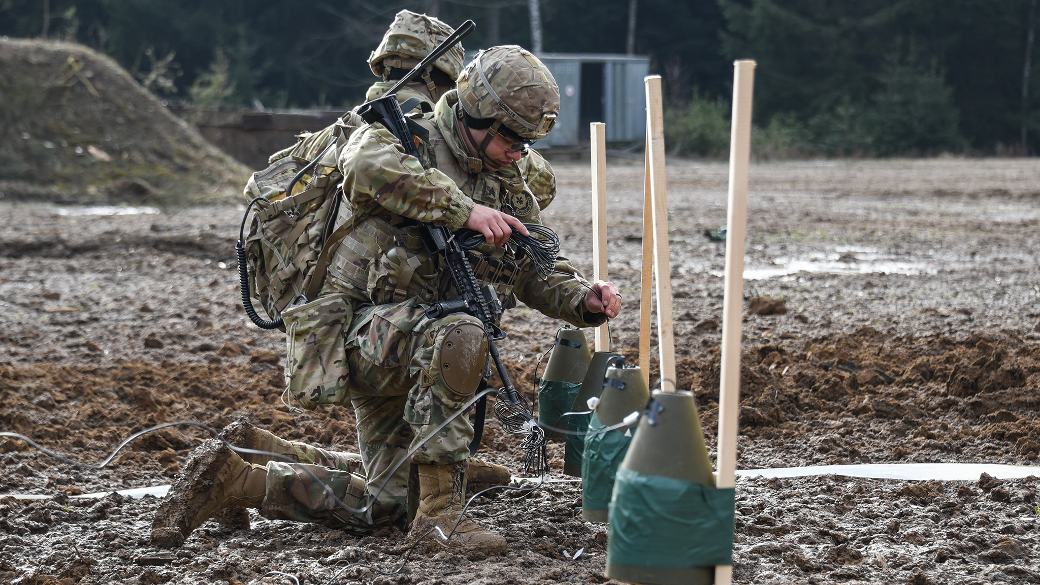 2nd Cavalry Regiment: Engineer qualification range