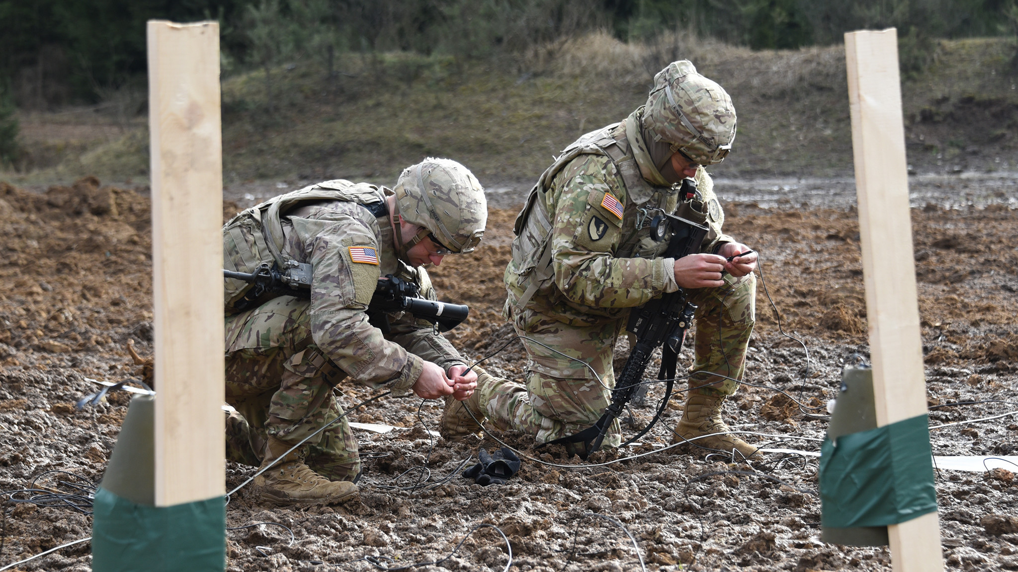 2nd Cavalry Regiment: Engineer qualification range