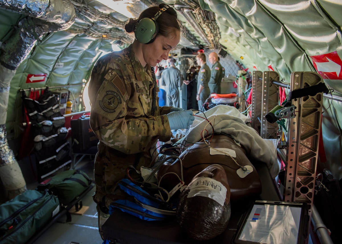 Fairchild KC-135 supports aeromedical evacuation training at Travis > Fairchild Air Force Base ...