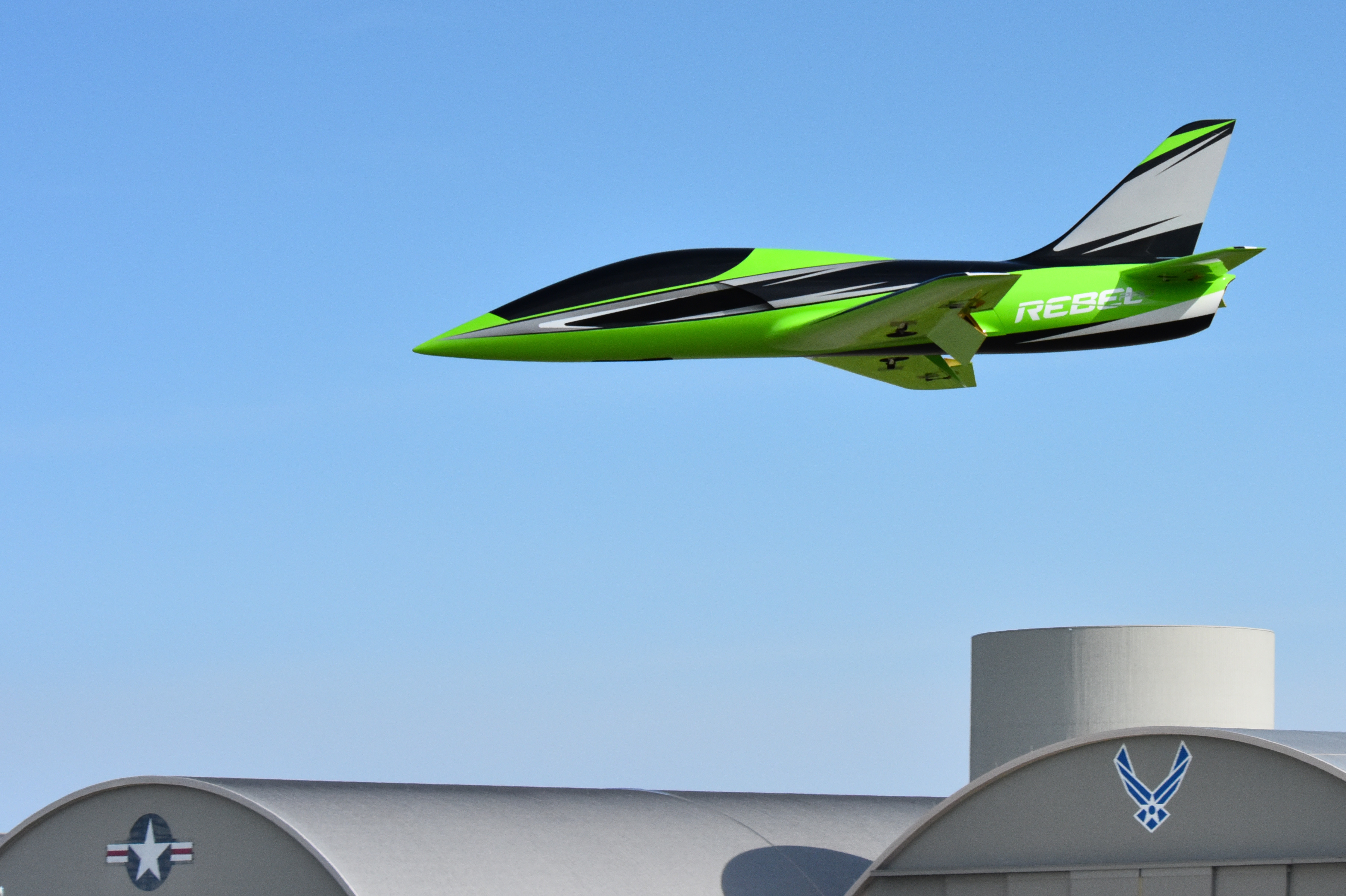 Giant Scale Radio-Controlled (RC) Model Aircraft Air Show