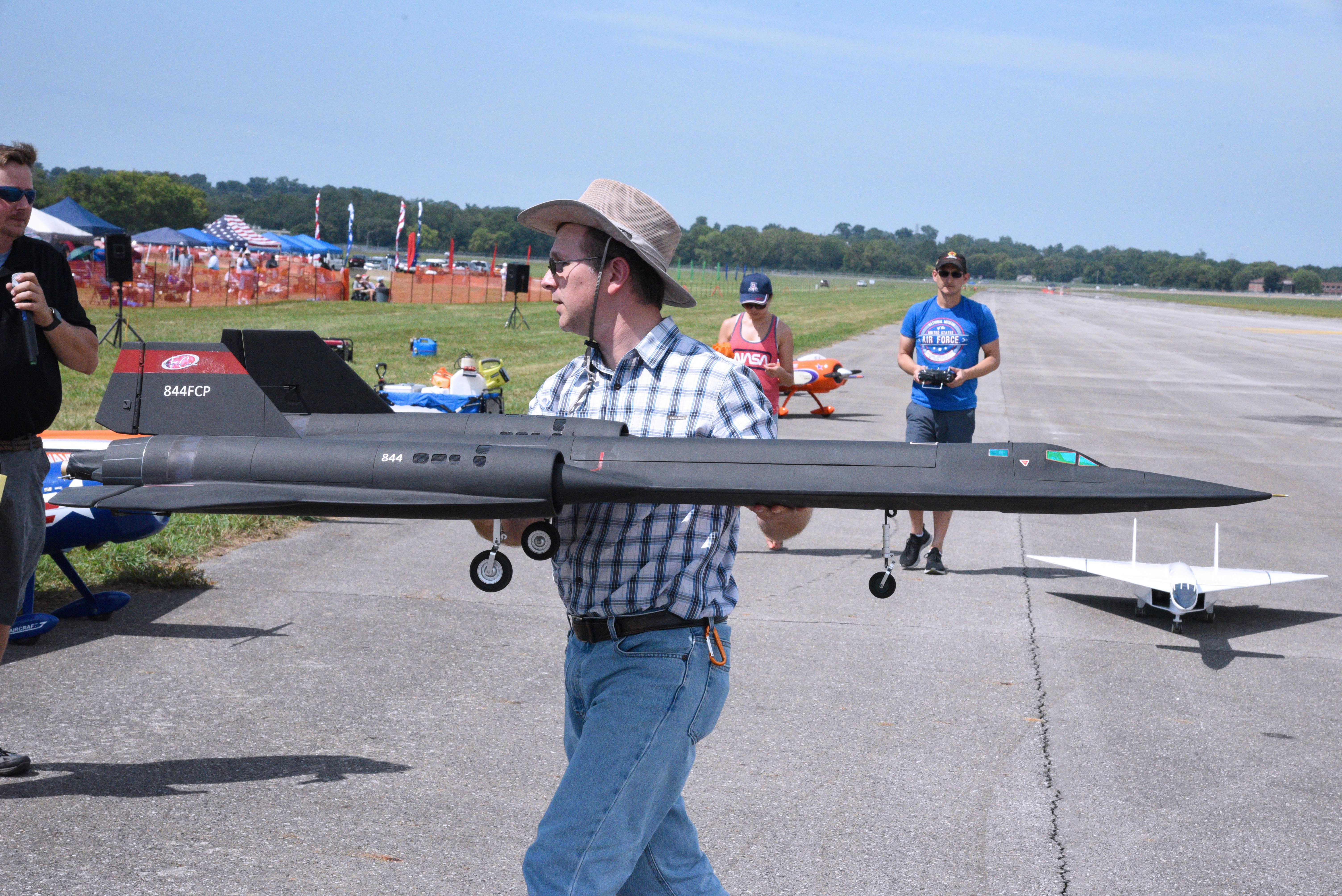 Giant Scale Radio-Controlled (RC) Model Aircraft Air Show