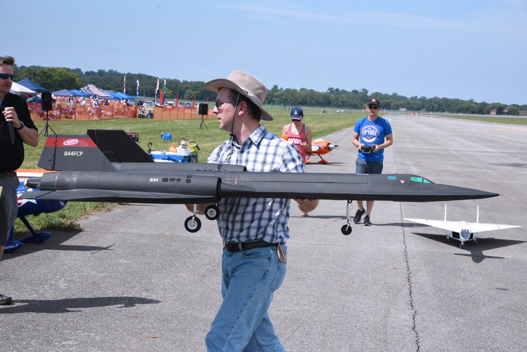 Giant Scale Radio-Controlled (RC) Model Aircraft Air Show