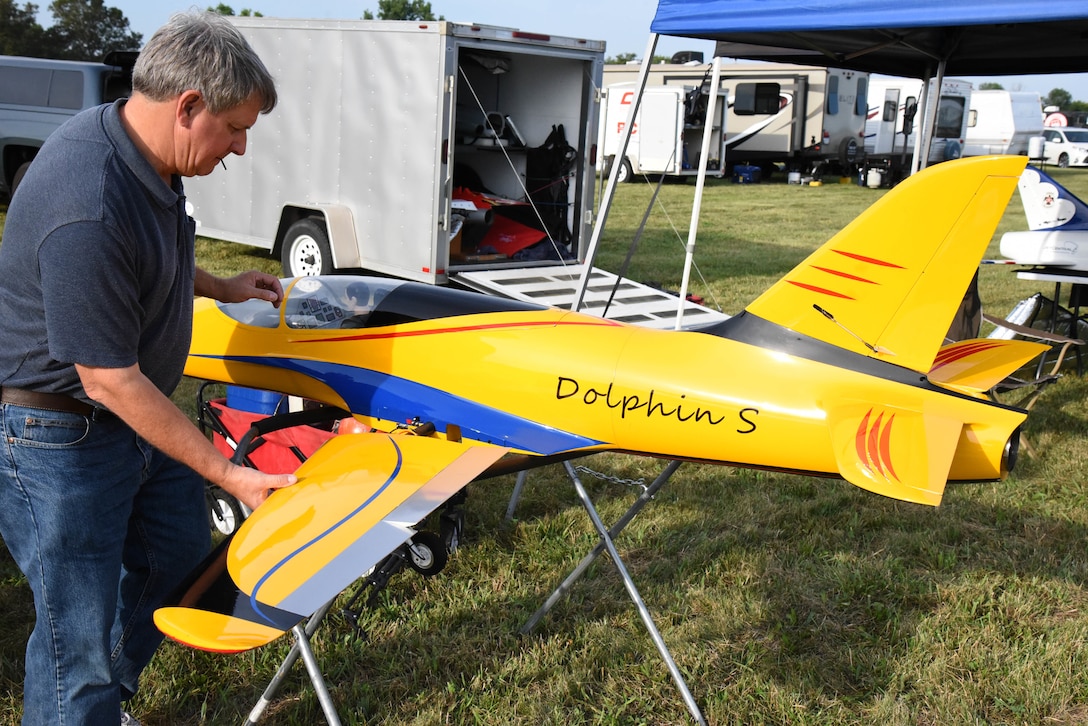 Giant Scale Radio-Controlled (RC) Model Aircraft Air Show