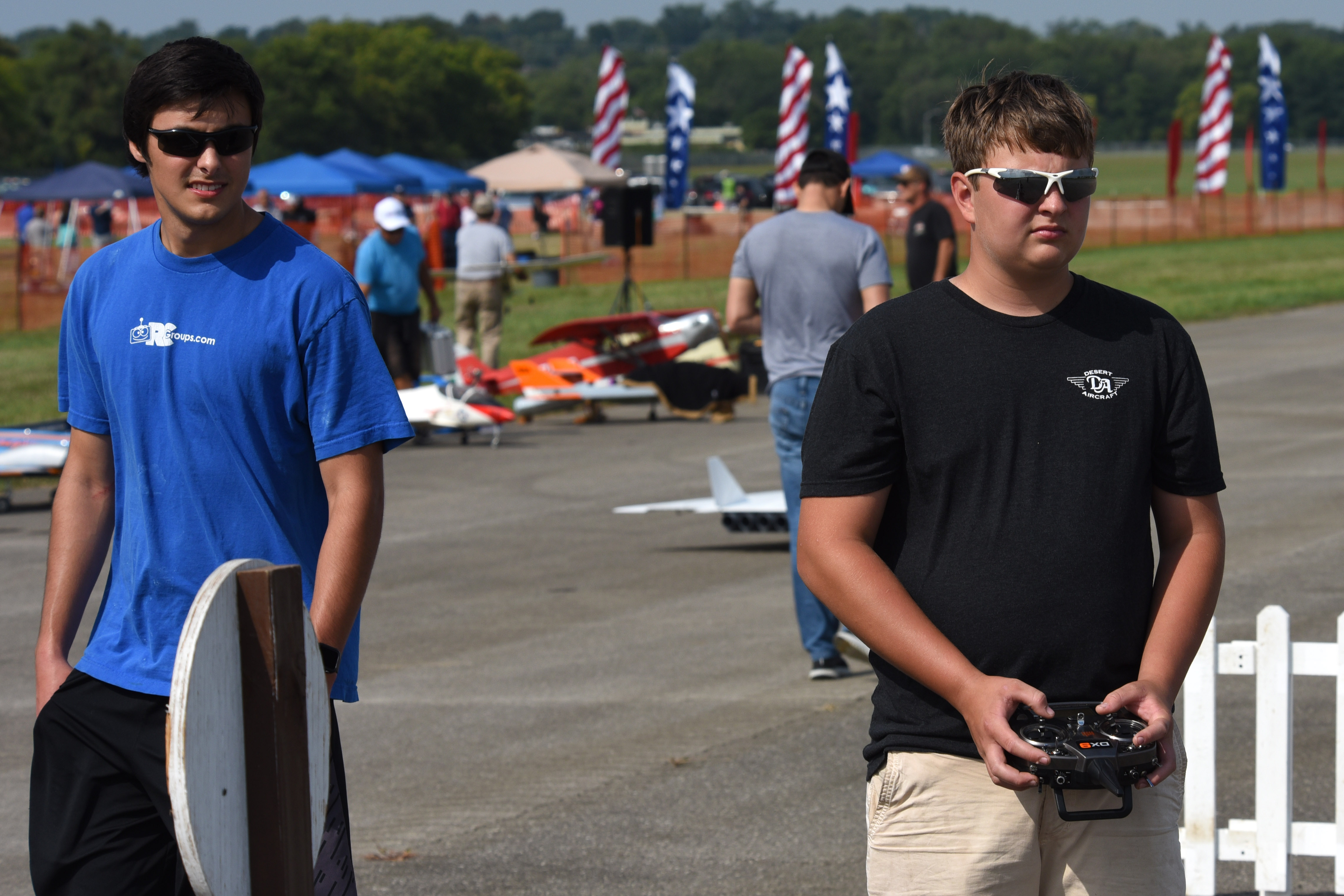 Giant Scale Radio-Controlled (RC) Model Aircraft Air Show