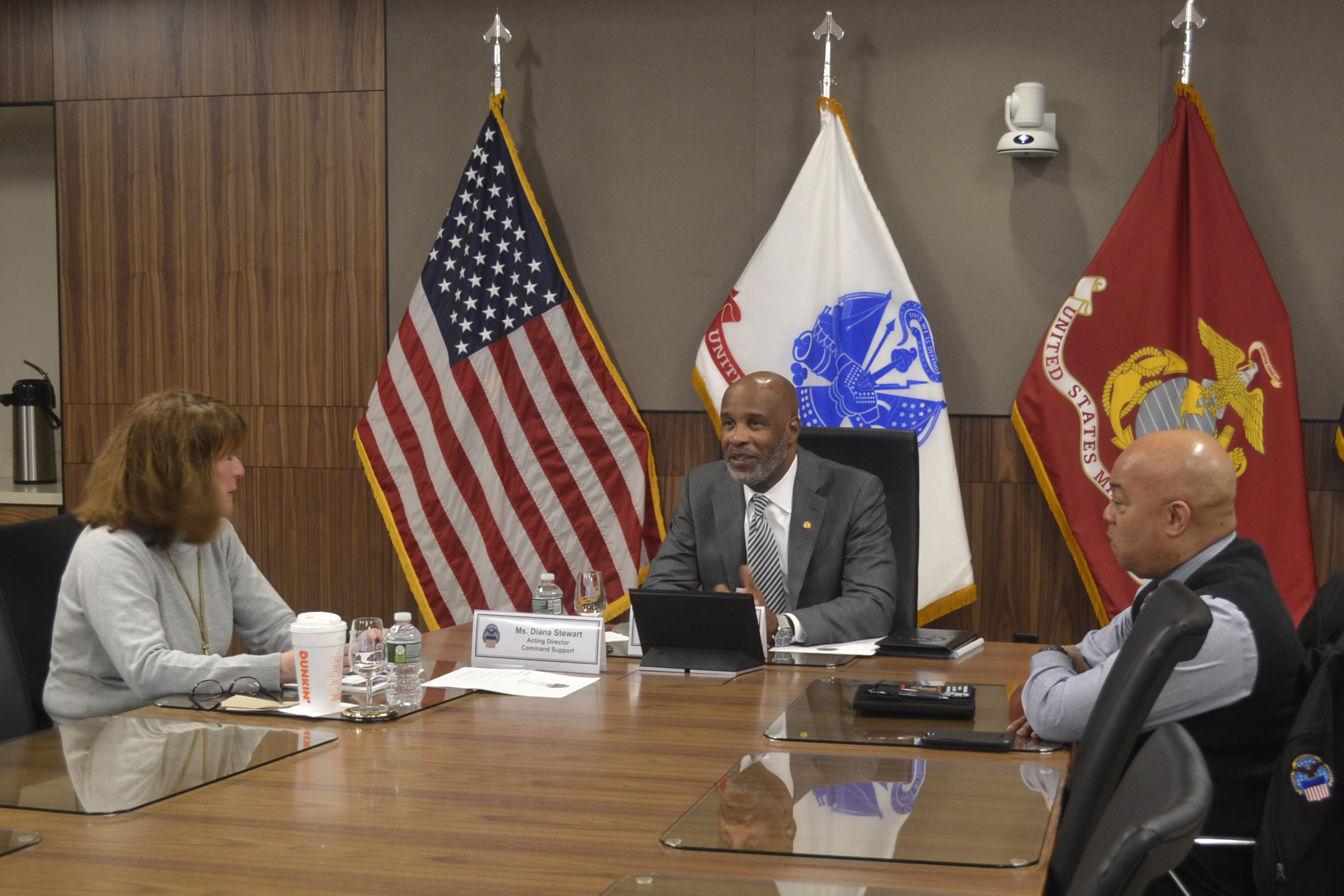 DLA Energy deputy commander visits Troop Support leaders