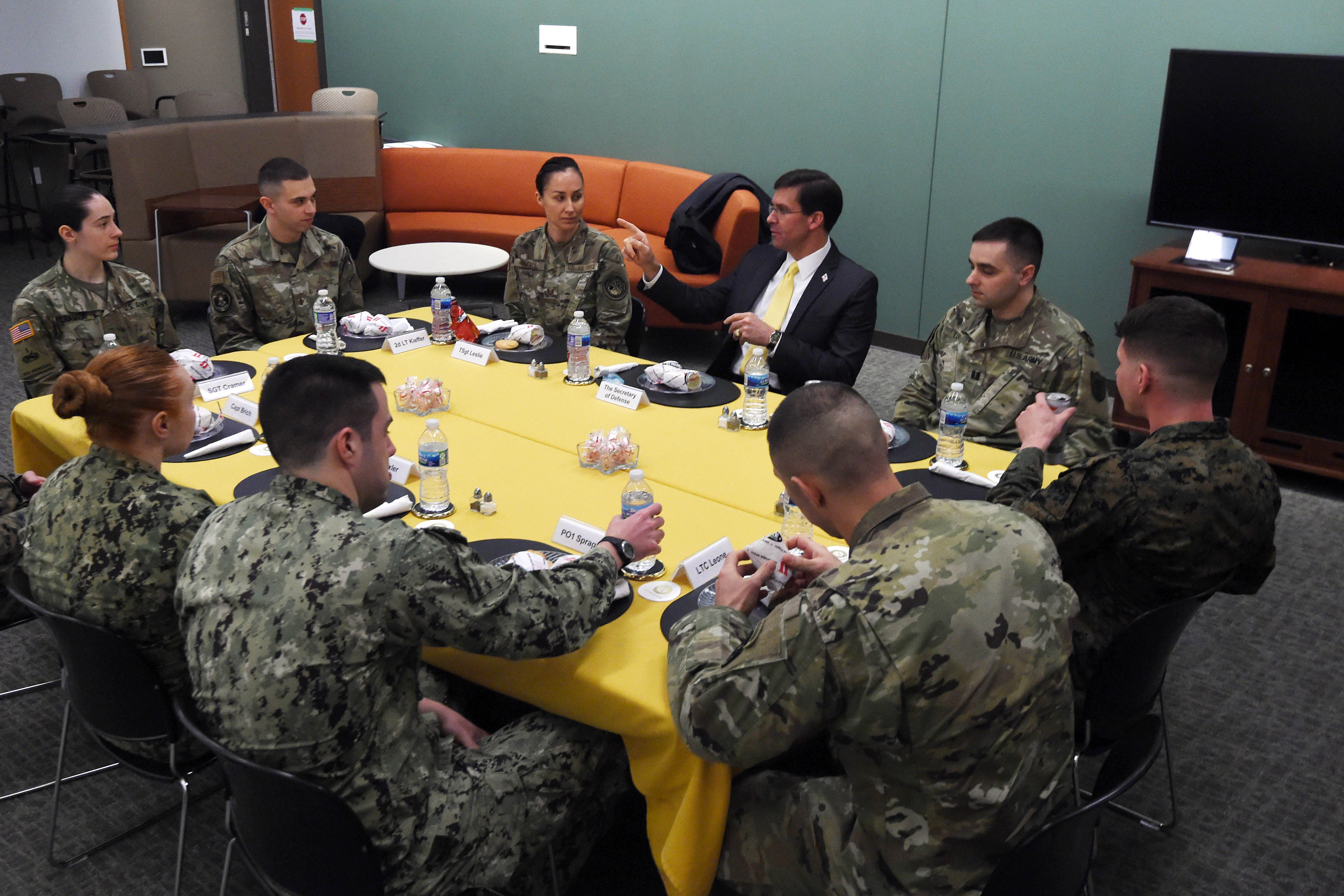 Secretary Esper visits USSTRATCOM, Offutt AFB to engage with ...
