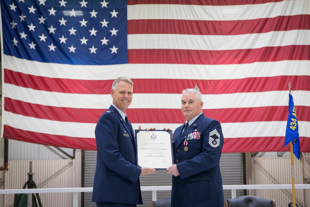 Maintenance chief retires after 34 years of service > Grissom Air ...