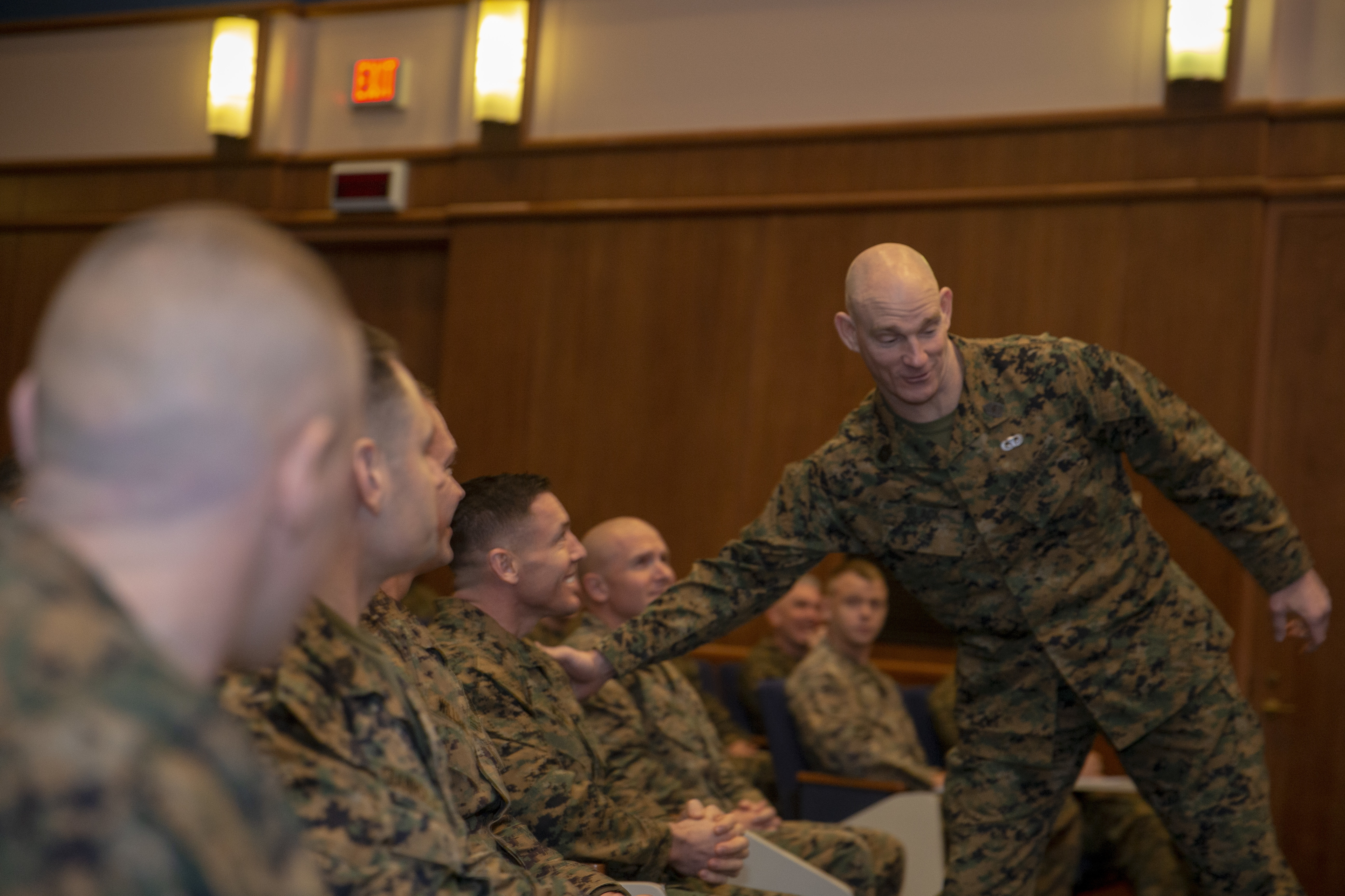 SMMC speaks at First Sergeant Course