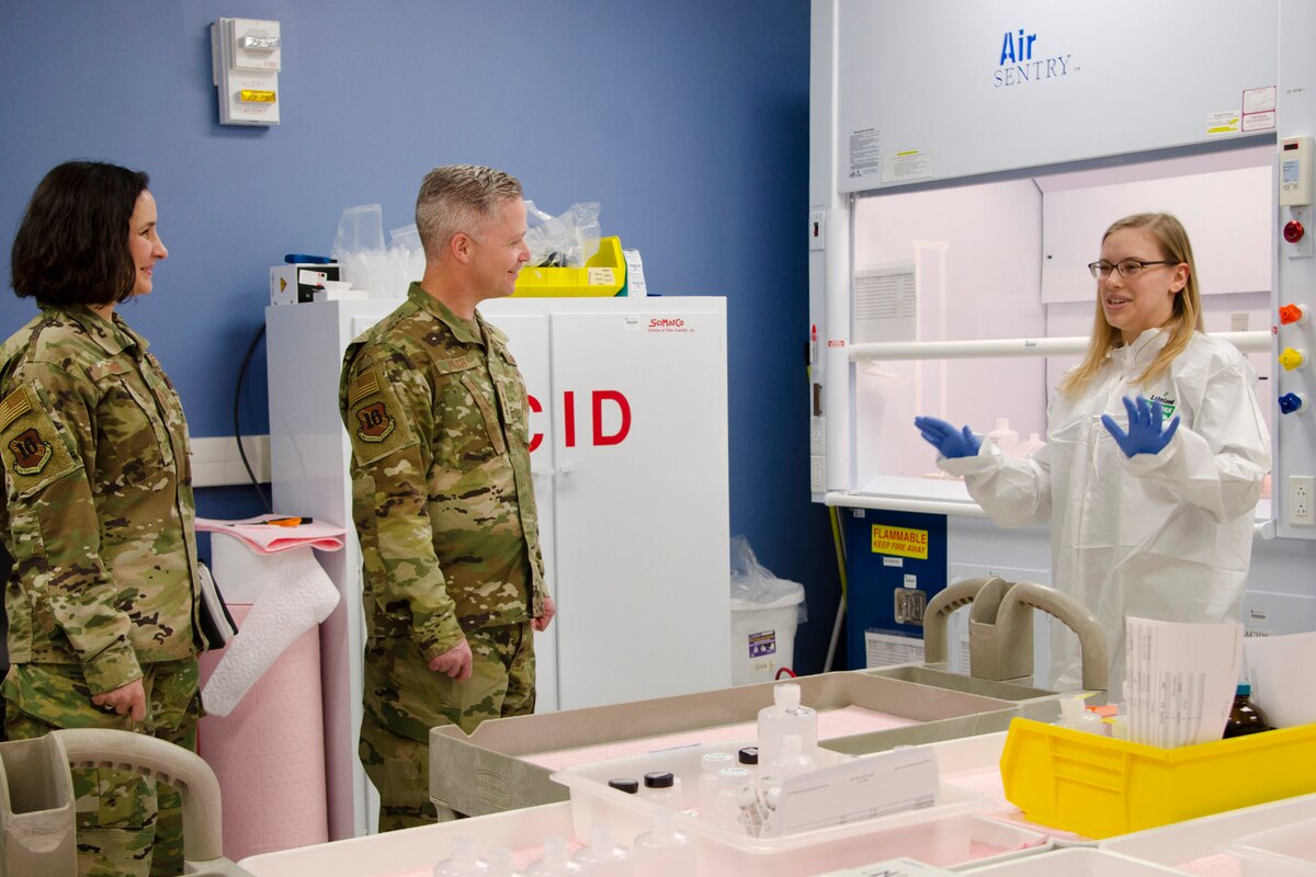 New 16th AF commander, command chief immerse into AFTAC mission ...