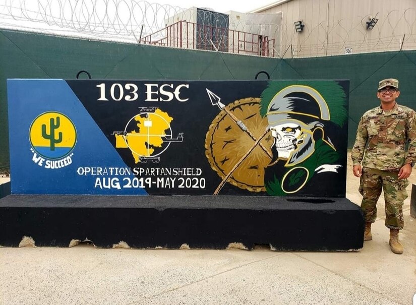 103rd ESC Soldiers leave mark on Camp Arifjan > 1st Theater Sustainment ... 103rd ESC Soldiers leave mark on Camp Arifjan > 1st Theater Sustainment ...