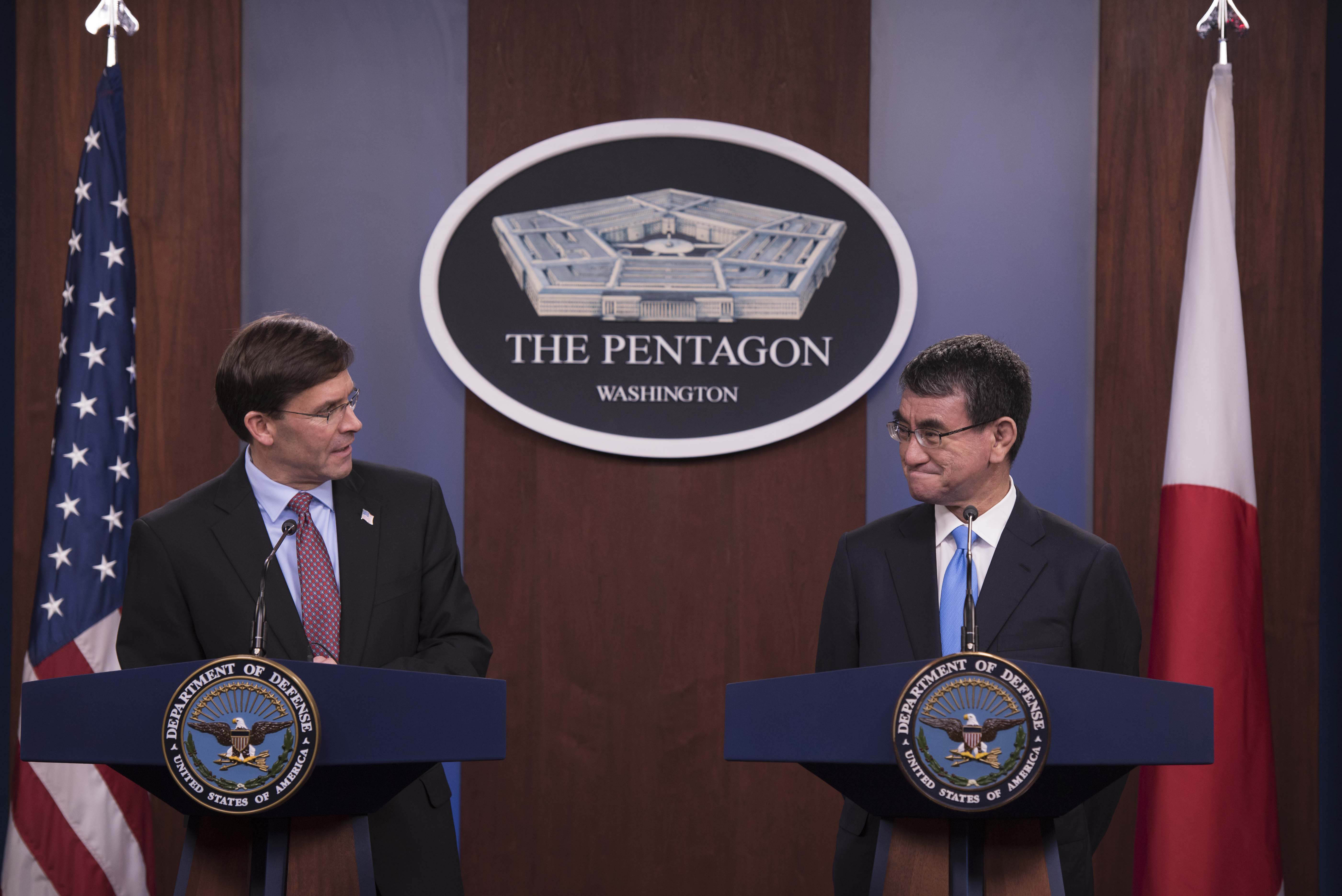 Esper, Japanese Counterpart Reaffirm Bilateral Defense Relationship > U ...