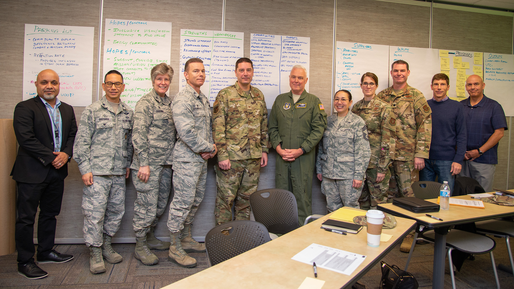 349th AMW Leadership participated in strategic alignment