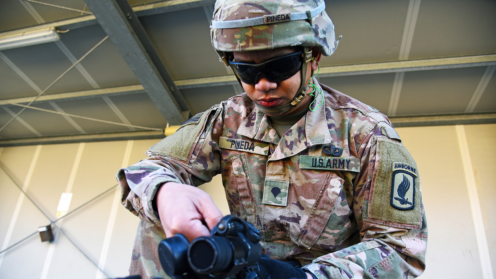 173rd Airborne Brigade weapons qualification in Pordenone, Italy
