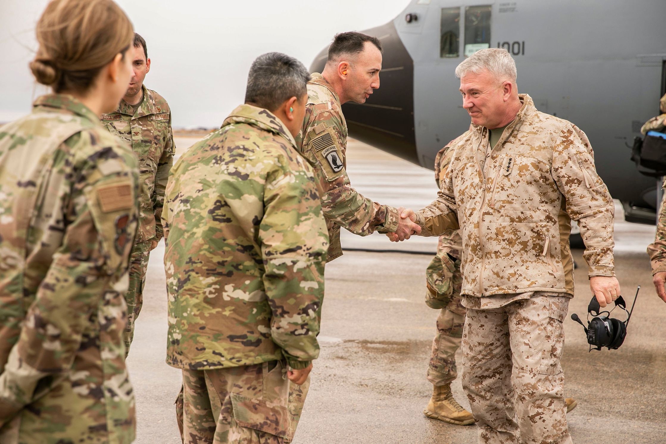 USCENTCOM commander visits Airmen assigned to the 332 AEW