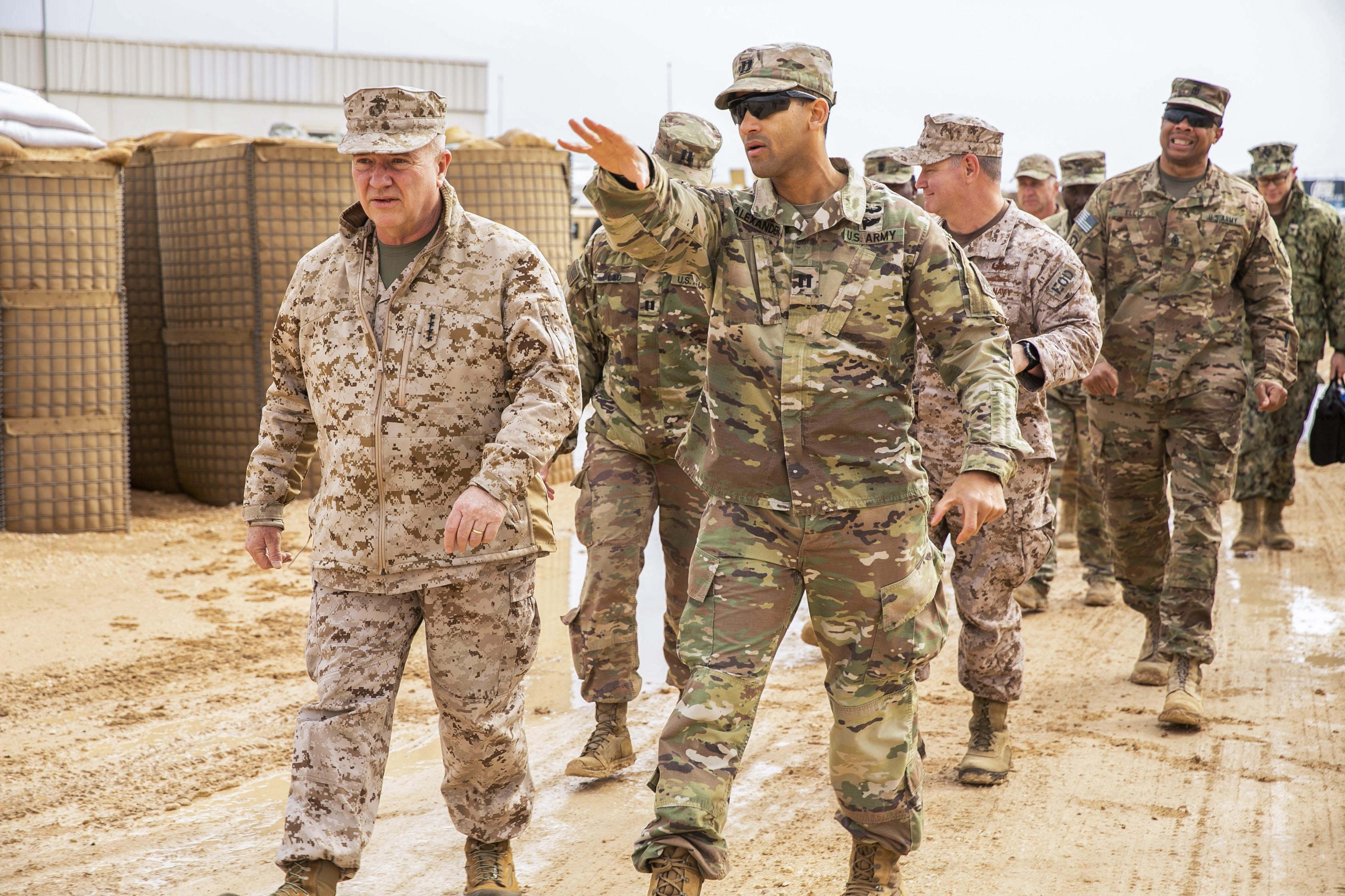 USCENTCOM commander visits forward deployed Soldiers