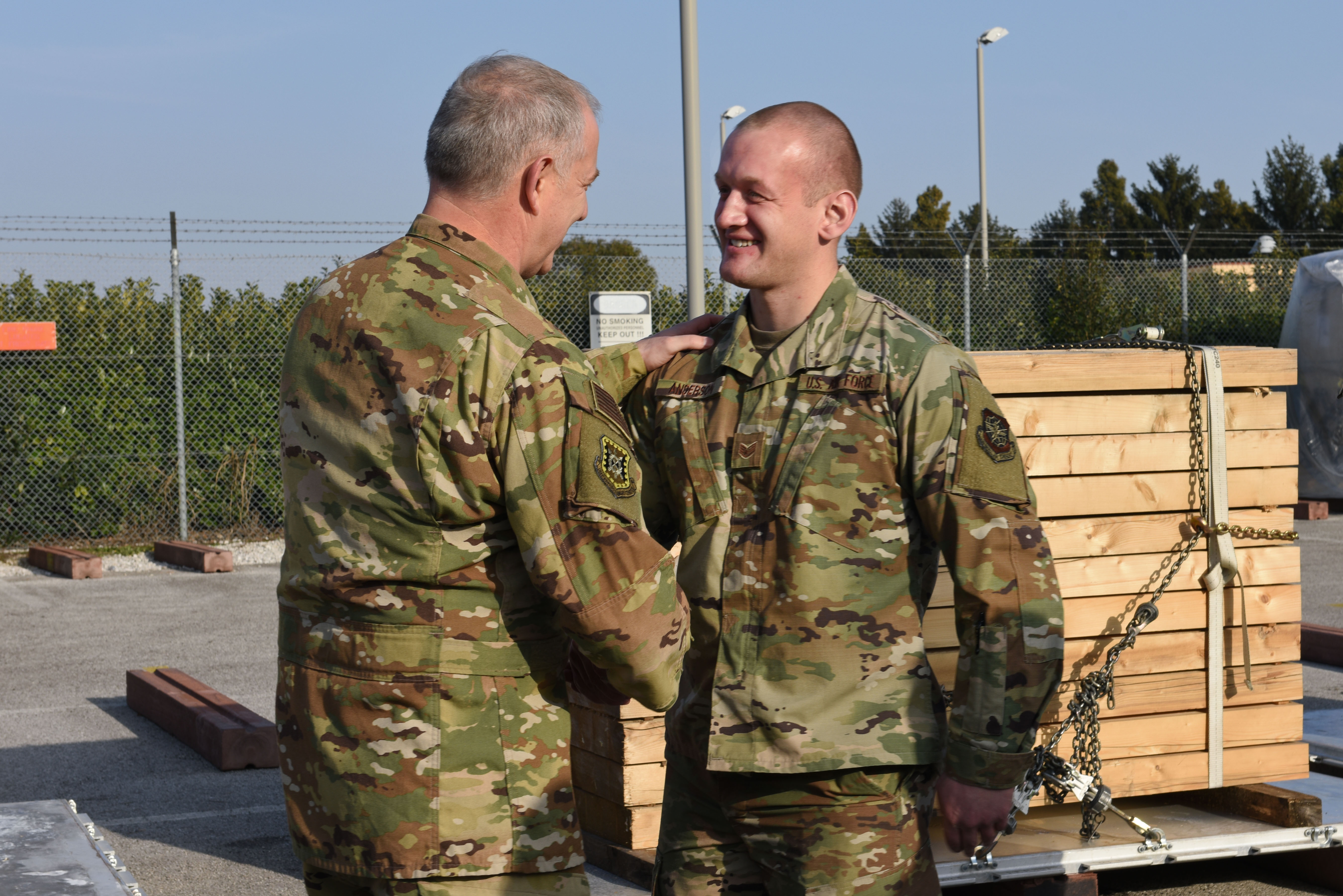 USAF Expeditionary Center leadership visits 724th AMS > Aviano Air Base ...