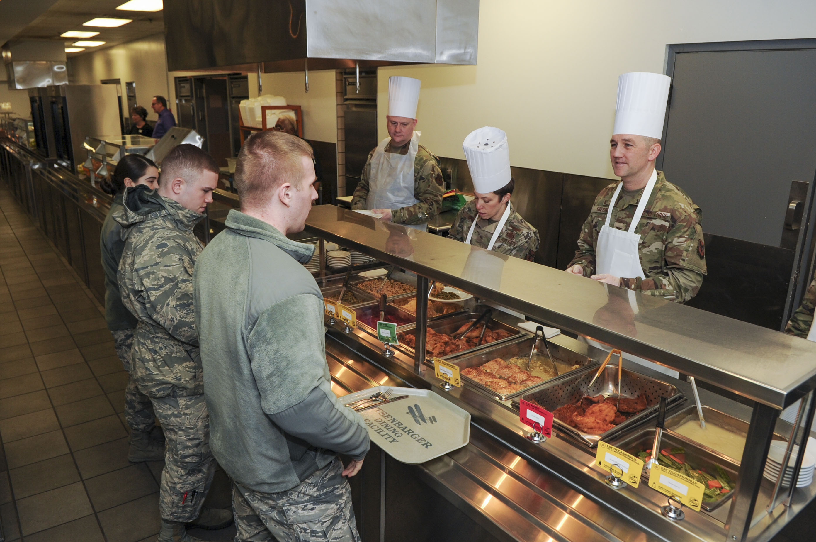 NASIC Leaders Serve at the DFAC > National Air and Space Intelligence ...