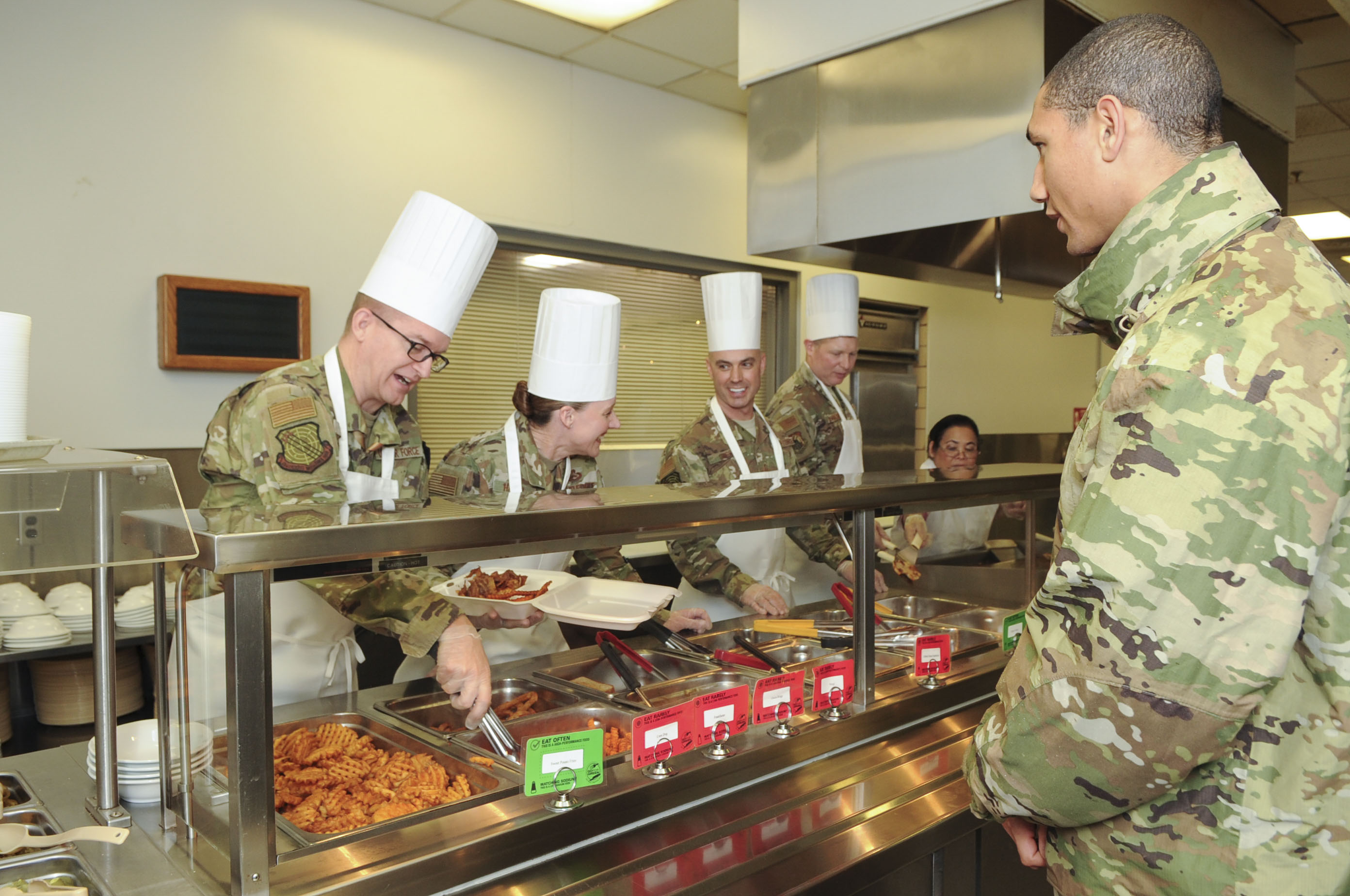 NASIC Leaders Serve at the DFAC > National Air and Space Intelligence ...