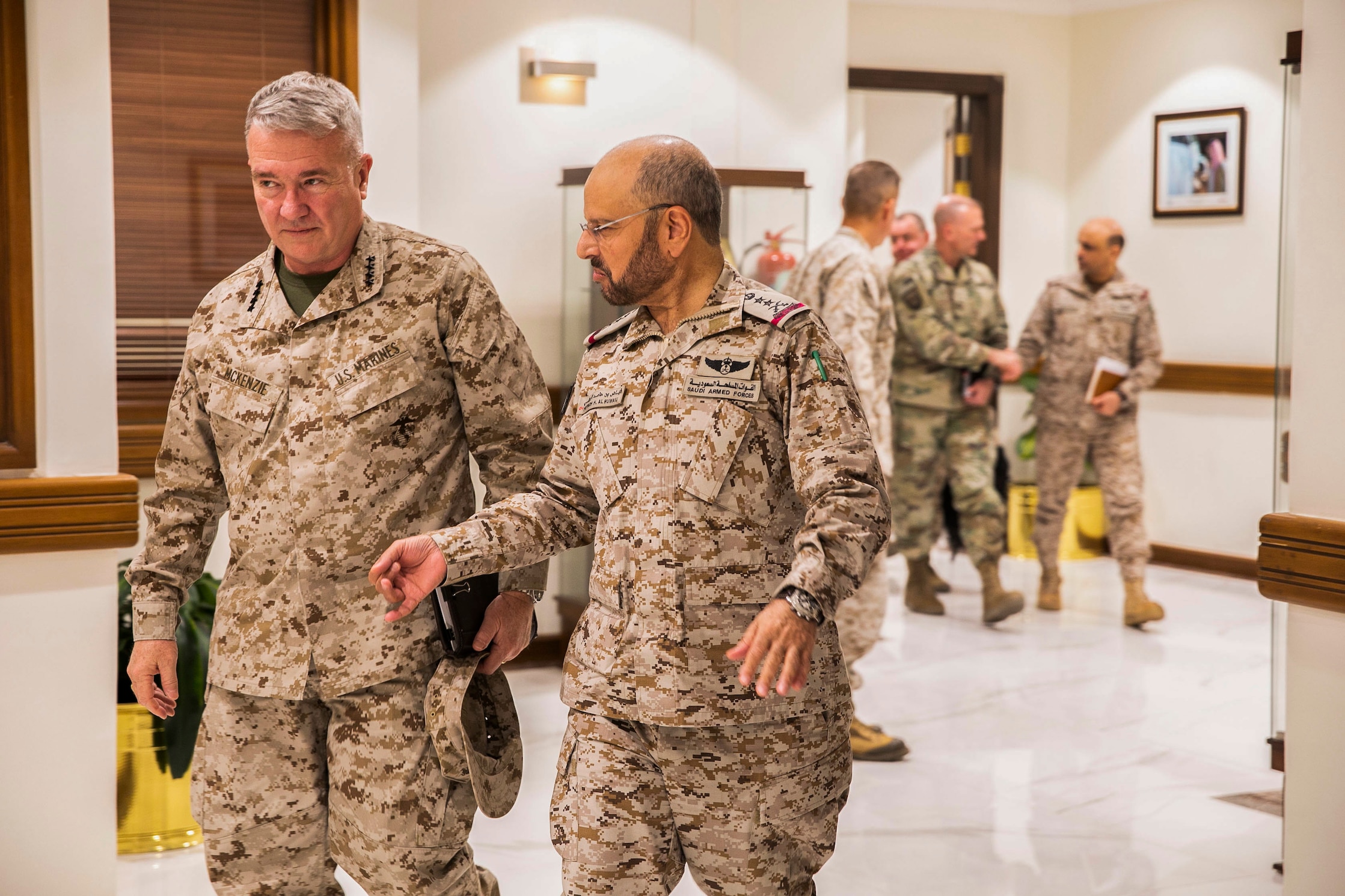 USCENTCOM commander visits Saudi Arabia